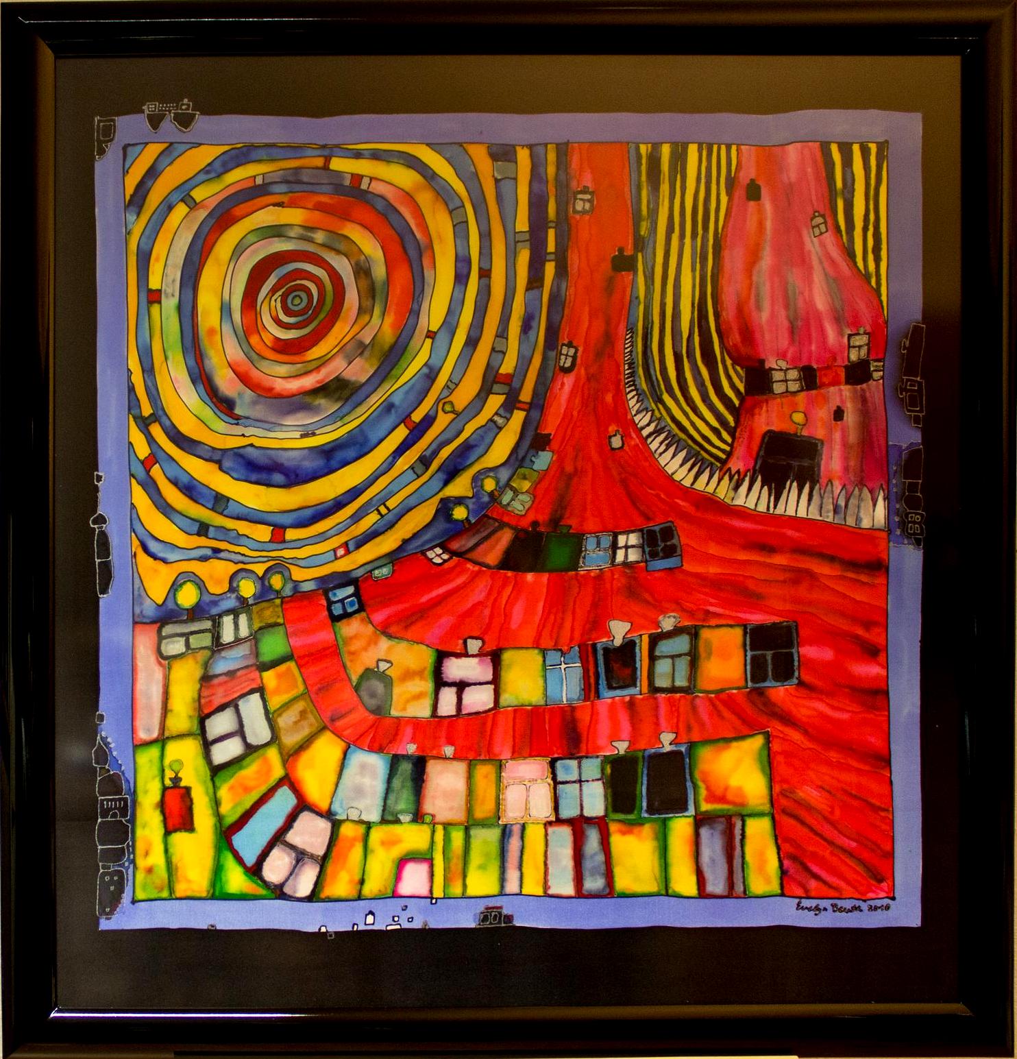 Spaziergang zwischen Skulpturen und durch die drei Birkenrieder ...