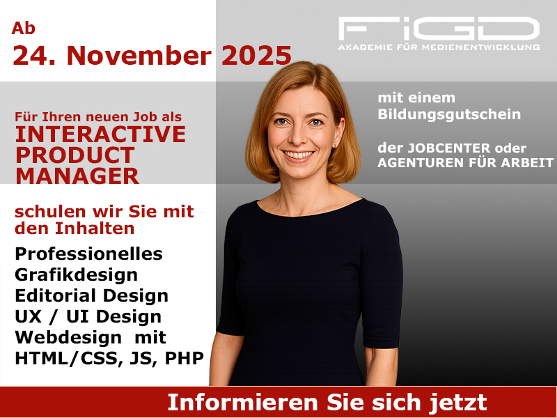 Weiterbildung „Interactive Product Manager“ – Online & Präsenz, FiGD ...