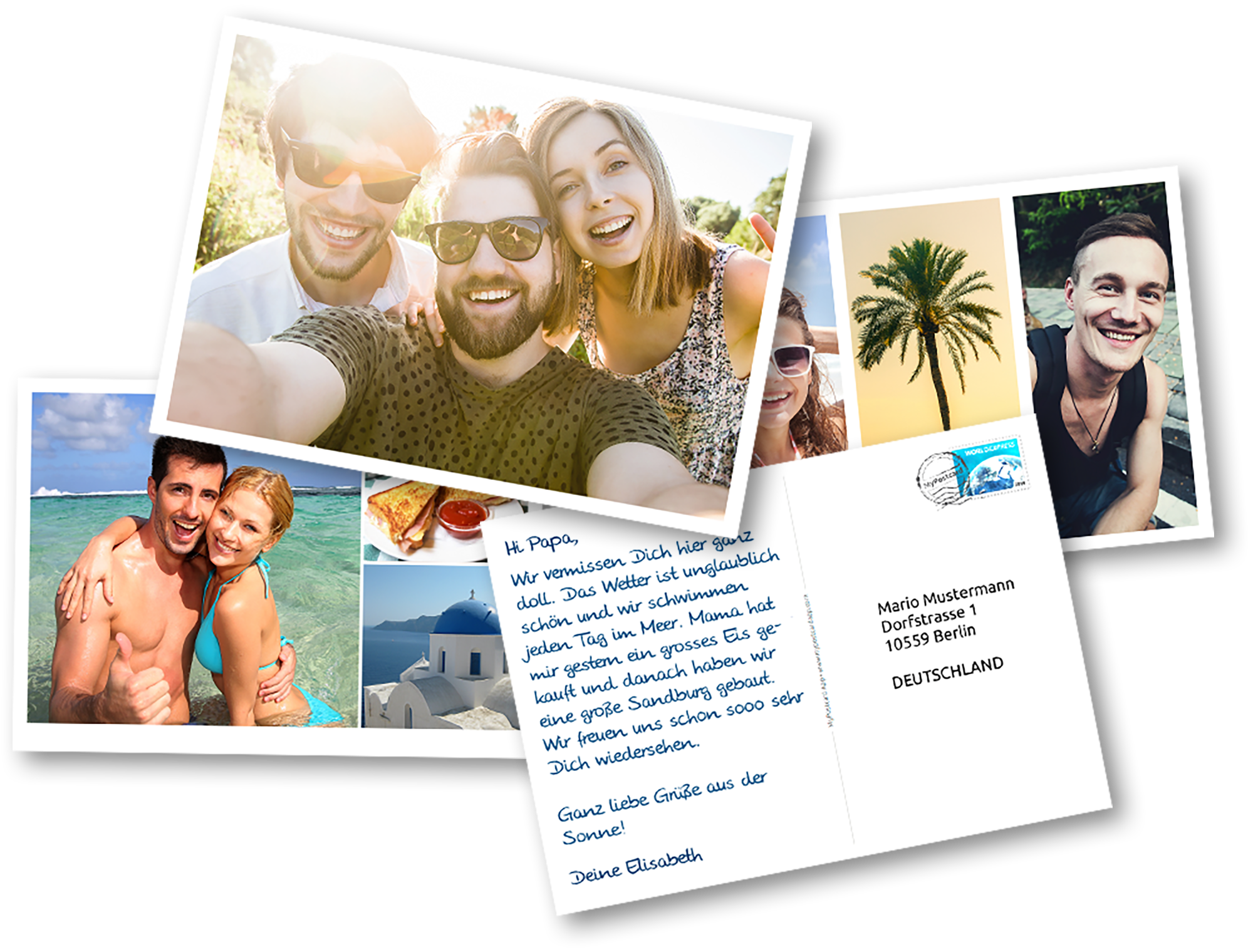 Urlaubszeit ist Postkartenzeit - Mit Mypostcard werden aus digitalen ...
