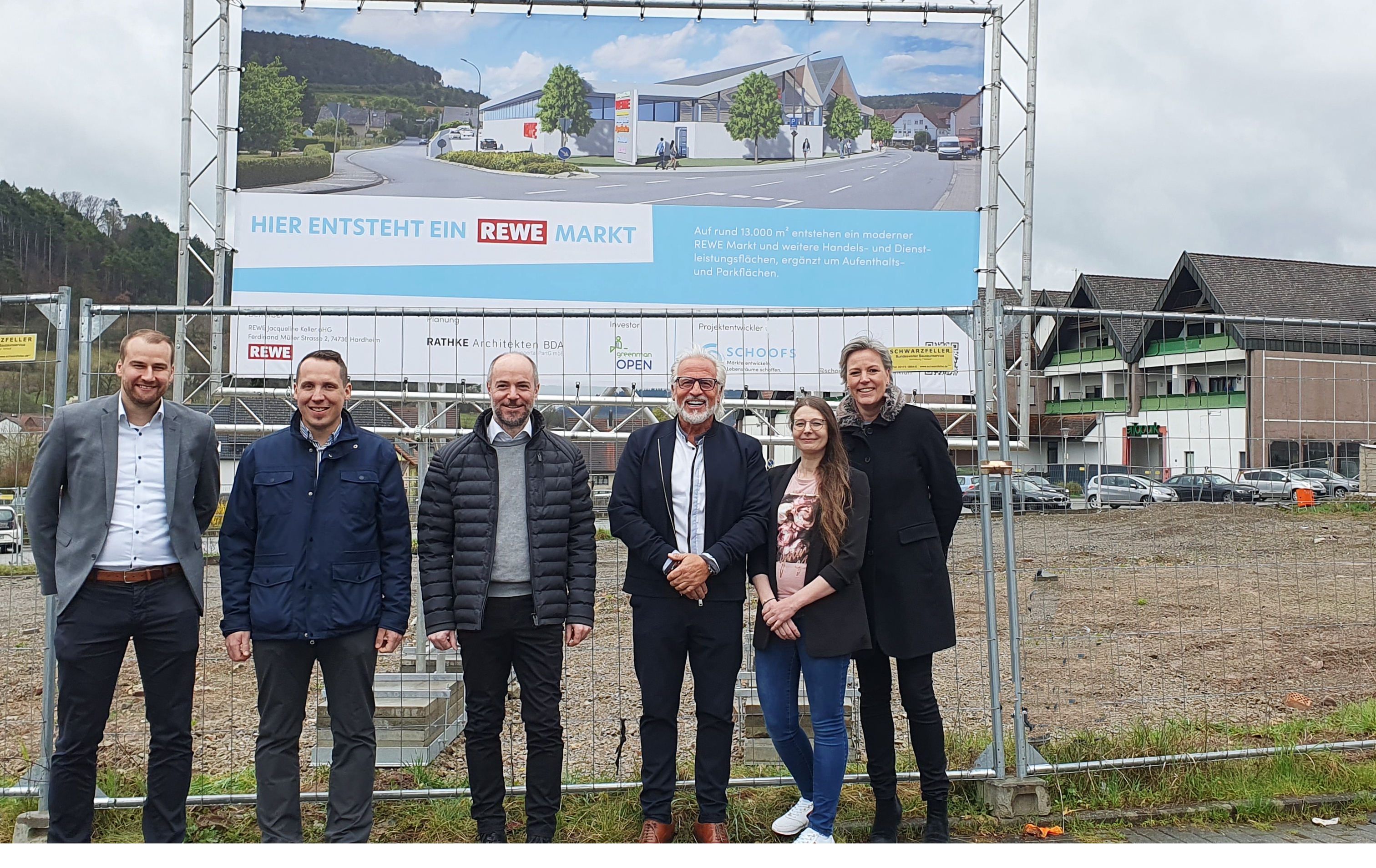 Erfa Park 2.0: Bürgermeister und Projektpartner setzen mit Bauschild ...