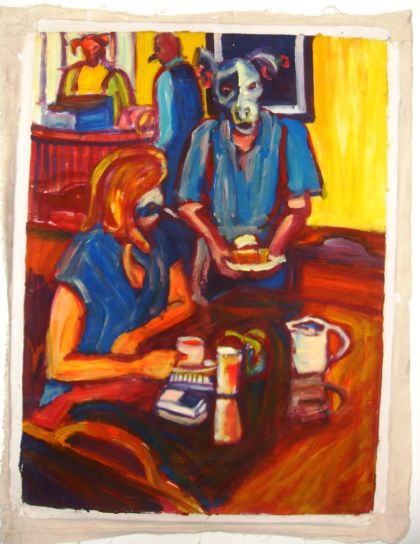 Spaziergang zwischen Skulpturen und durch die drei Birkenrieder ...