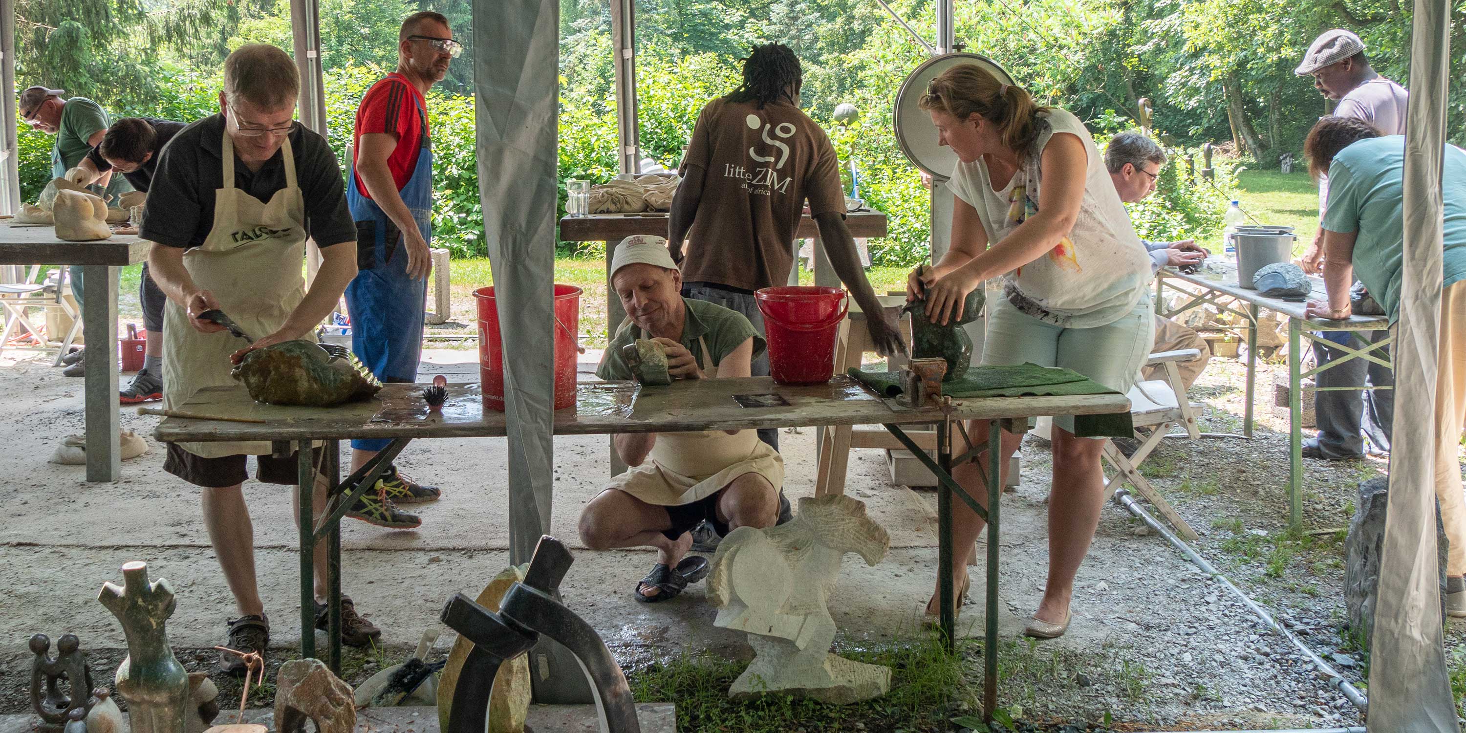 Bildhauerworkshop für Erwachsene mit Ronika Tandi, Kulturgewächshaus ...