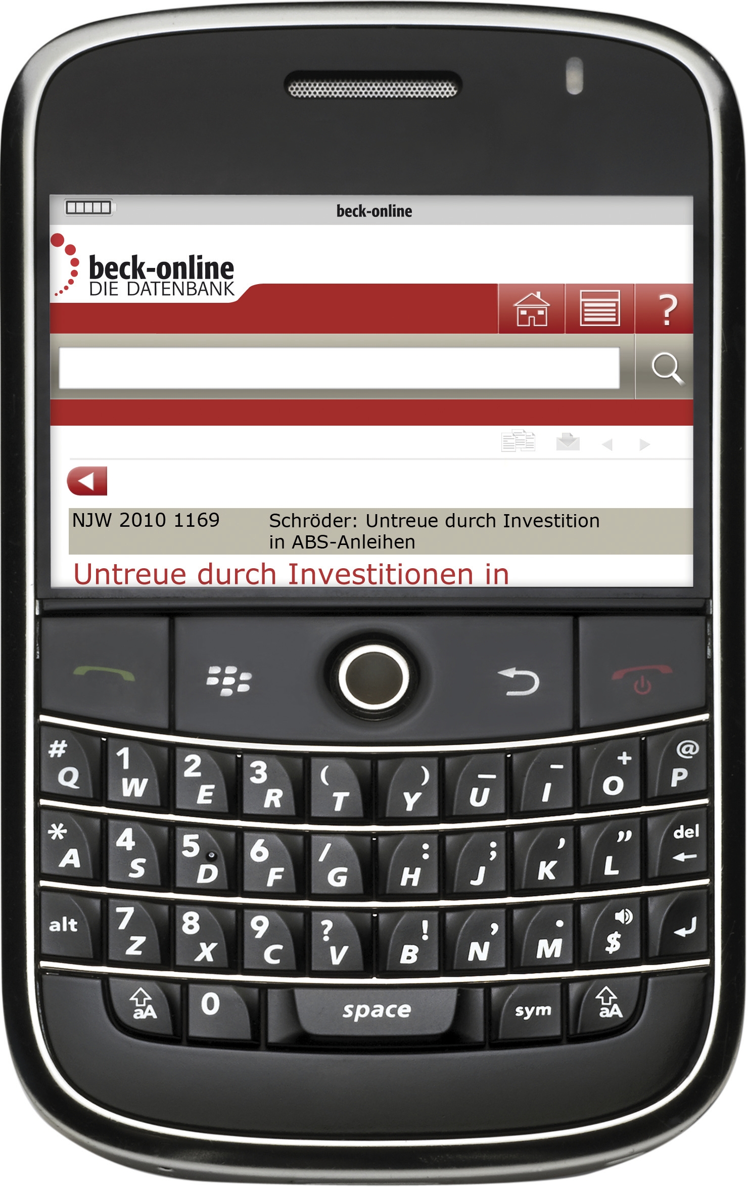 beck-online für Smartphones, Verlag C. H. Beck oHG, Story - lifePR