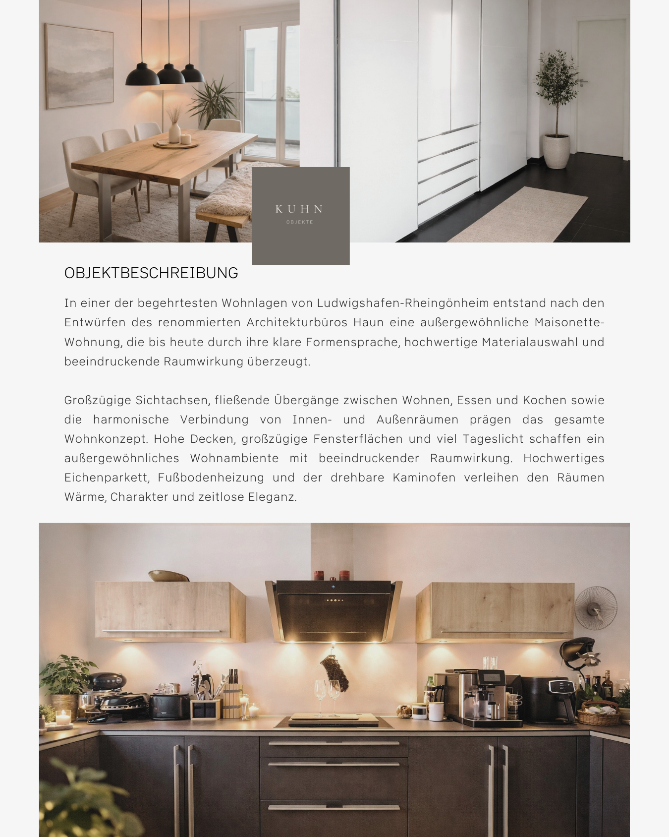 Maisonette-Wohnung mit Dachterrasse, Kamin und Outdoor Living in ...