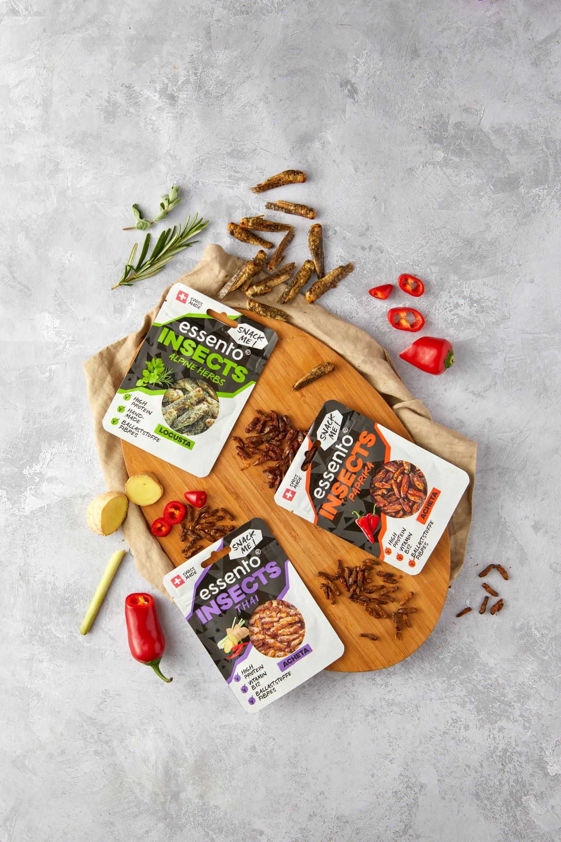 Essento will mit seinen Insekten-Proteinriegeln den deutschen Markt ...