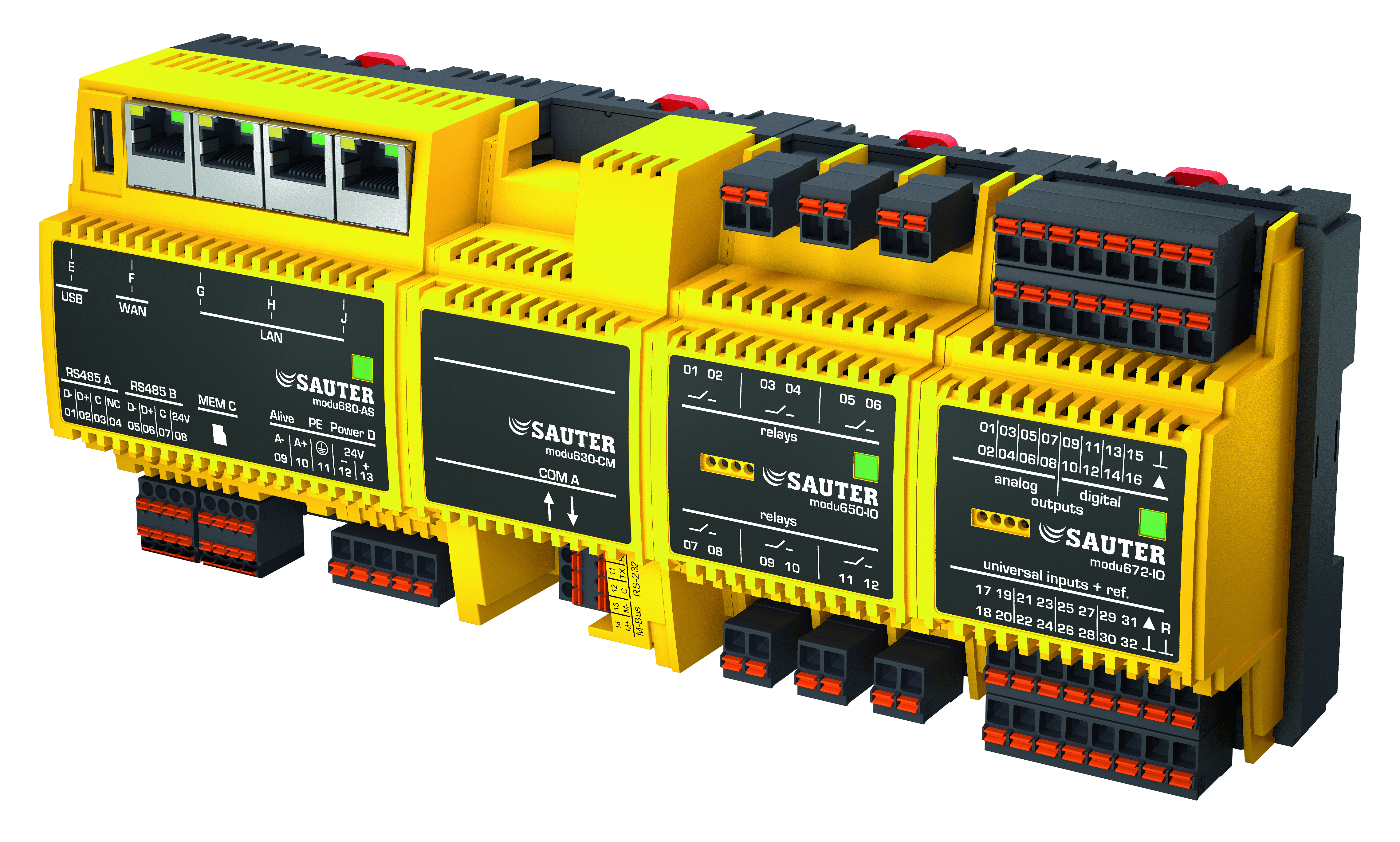 I/O-Modul zur Erweiterung des modulo 6 Automationssystems, SAUTER ...