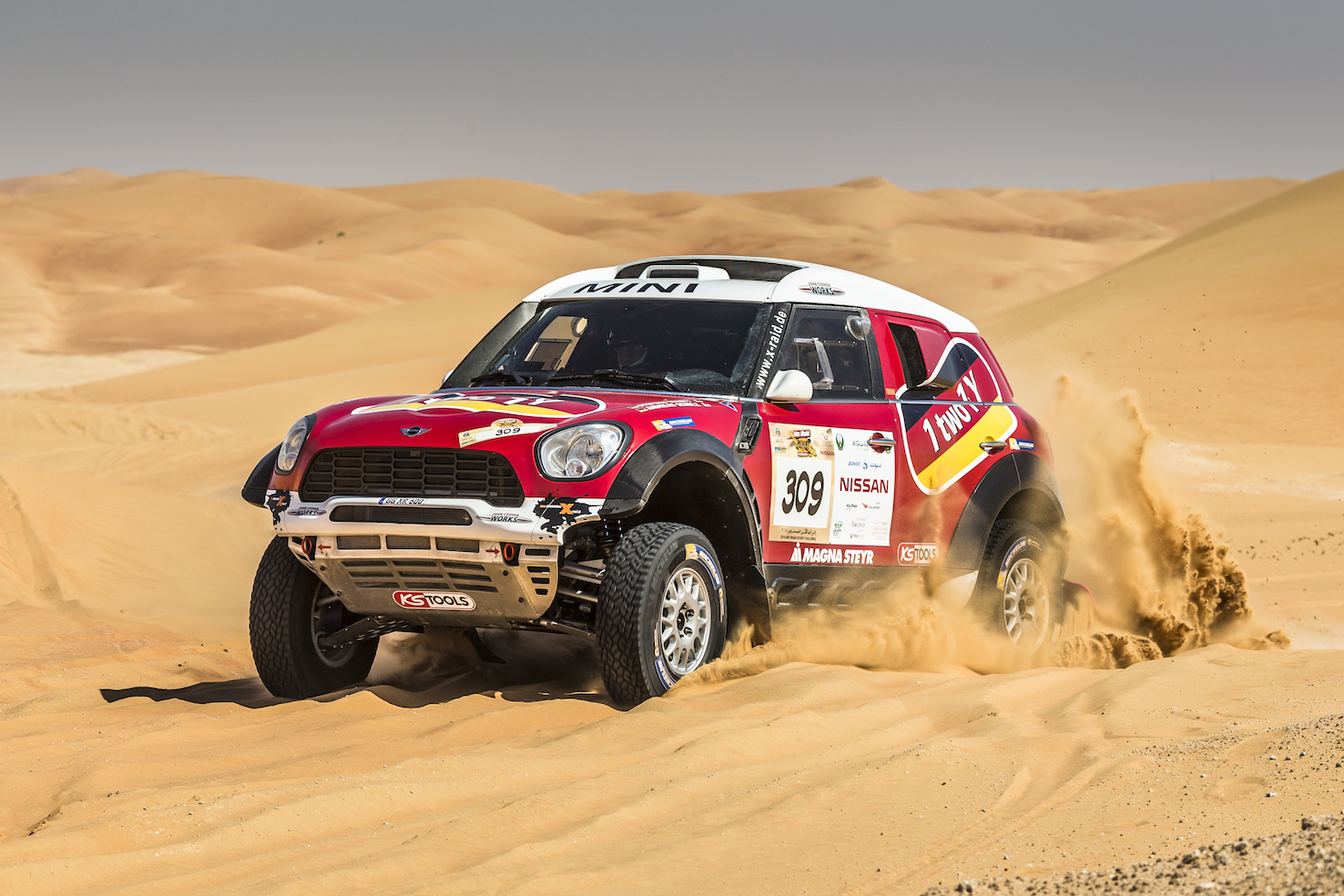 Vier MINI ALL4 Racing bei der Baja Polen, BMW AG Niederlassung München ...