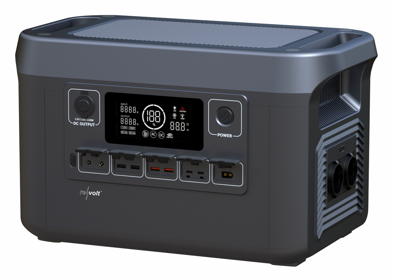 revolt Powerstation & Solar-Generator HSG-1300 mit Notstrom-Funktion ...