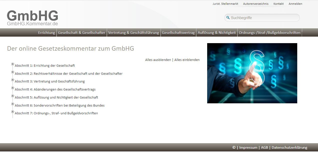 Juristische Substanz in unternehmerischen Krisen, Dr. von Göler ...