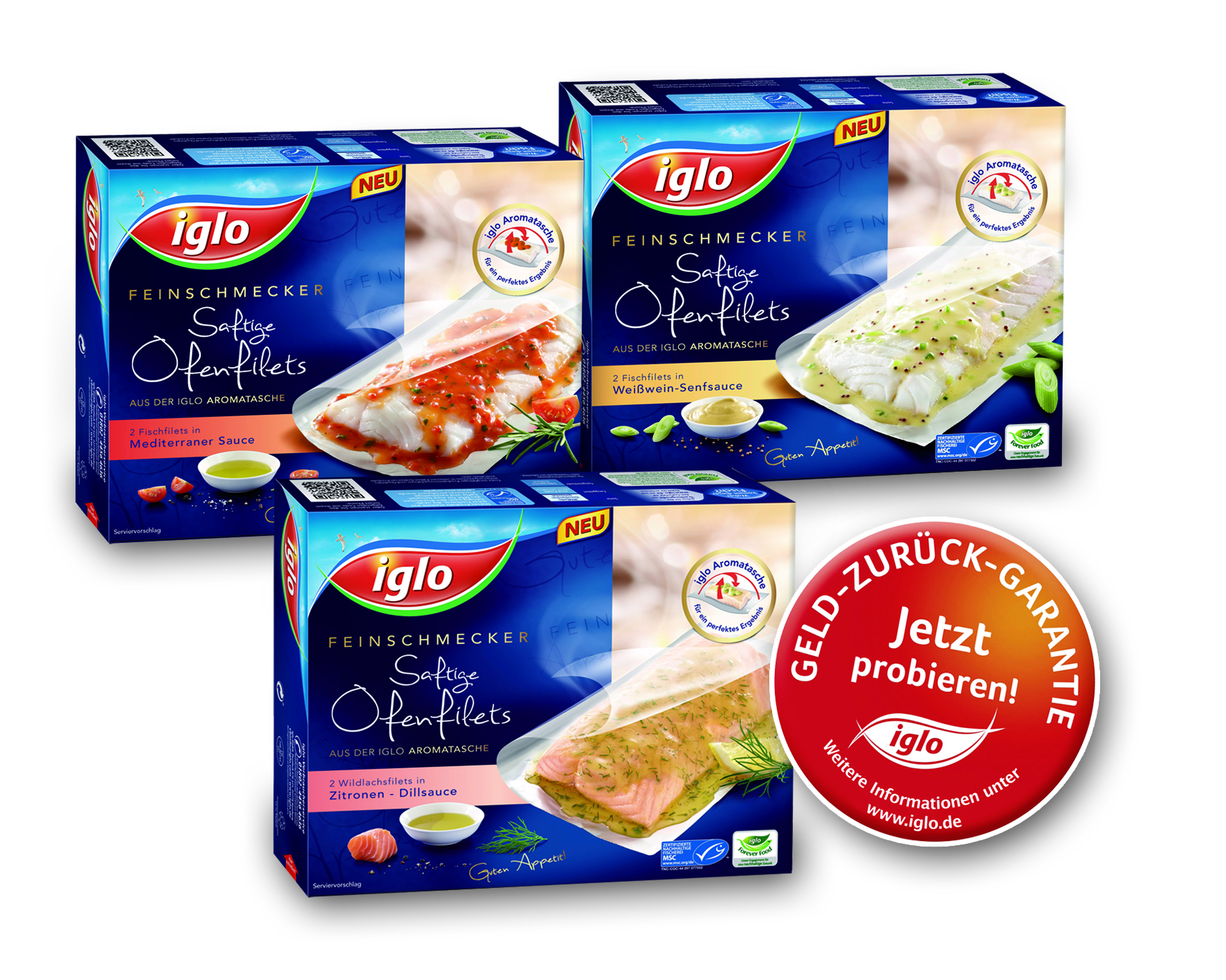 Ab sofort gilt: Geld-zurück-Garantie auf iglo Feinschmecker Saftige ...