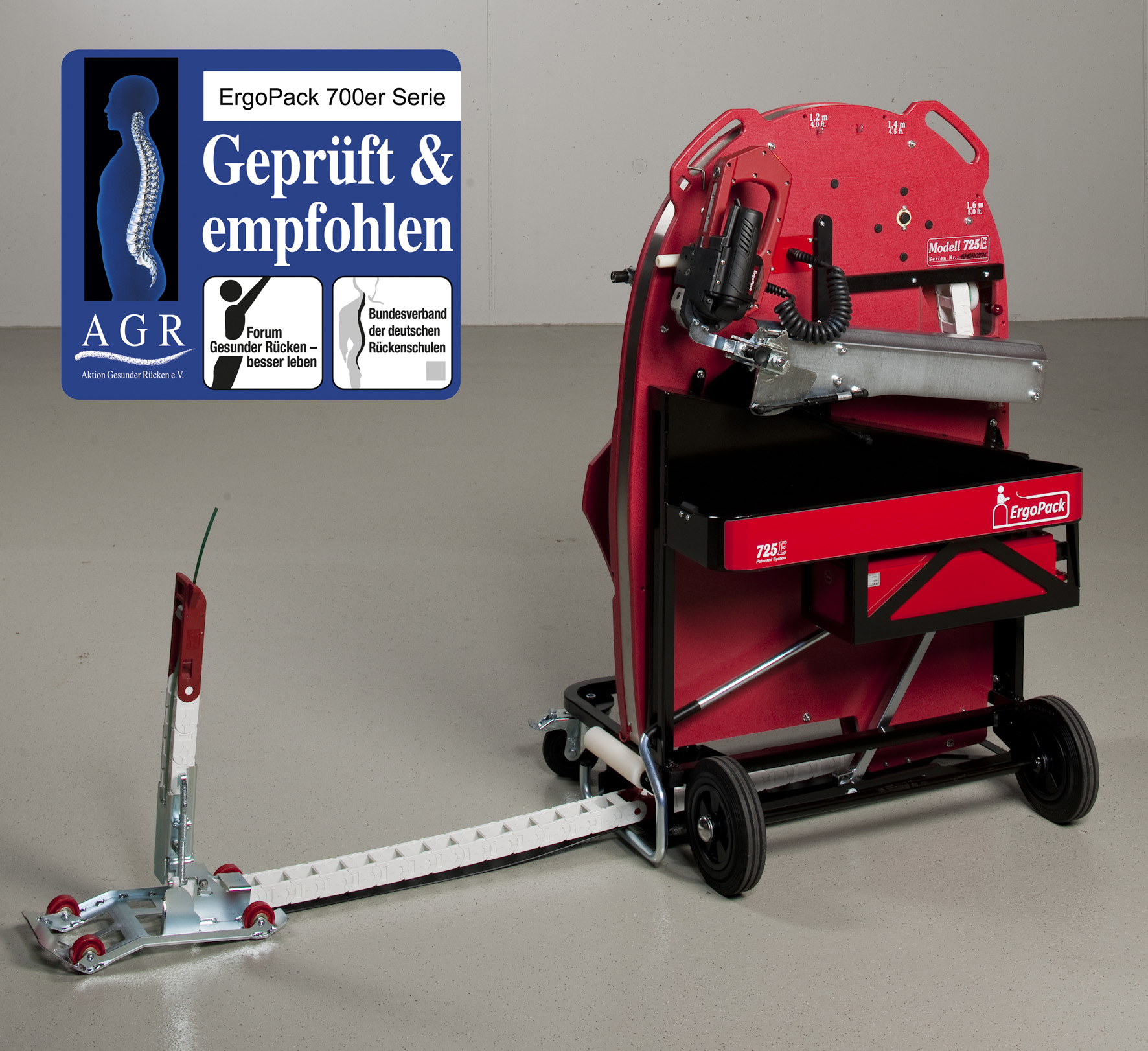 Ergonomic pallet strapping - now with seal of approval, AGR e.V., Story ...