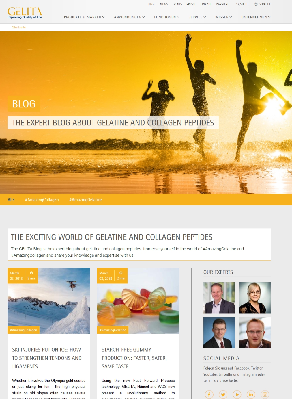 First-Ever Blog Dedicated to Collagen Proteins launched, GELITA AG ...