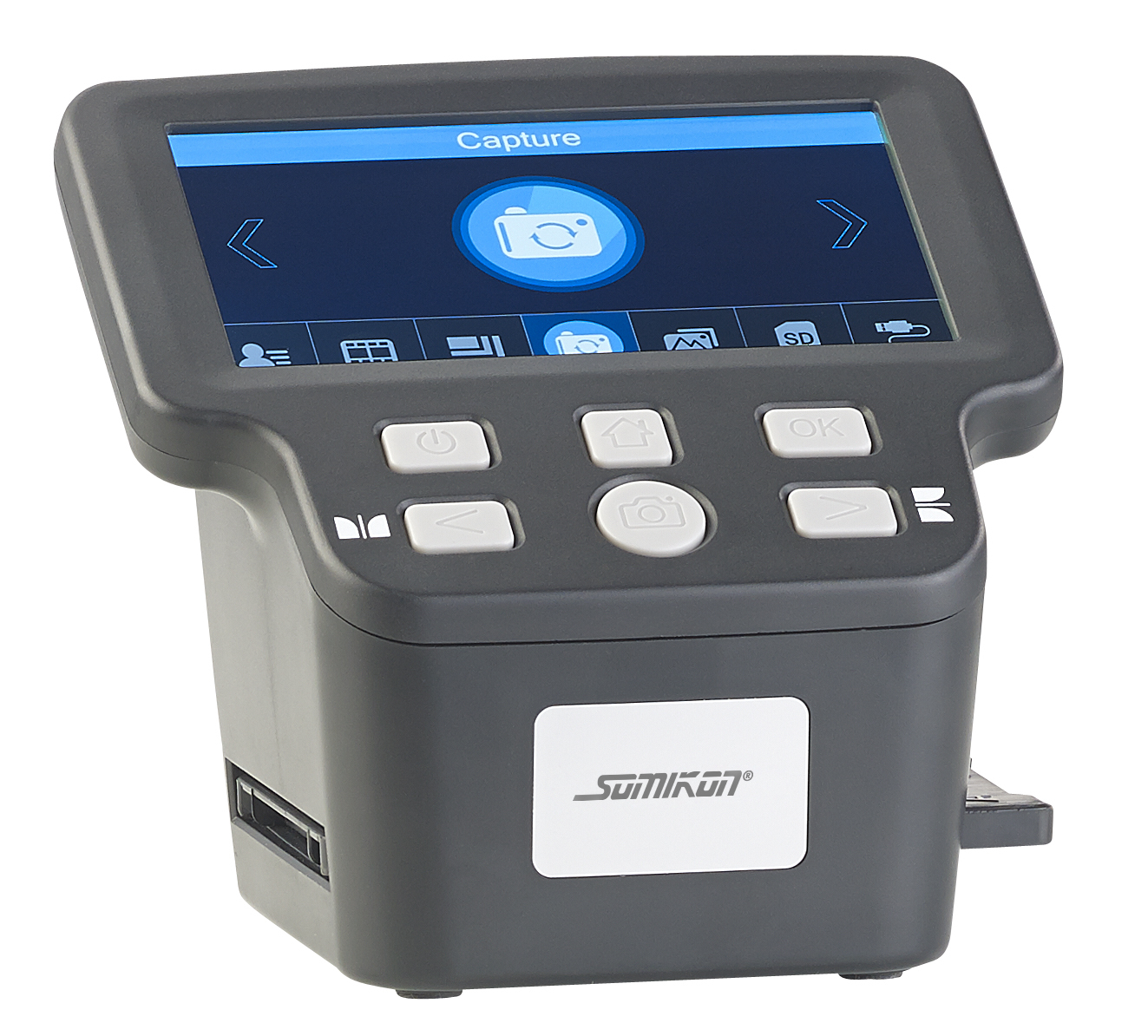 Somikon Stand-Alone-Dia-, Negativ- & Super-8-Scanner SD-1200, 12,5-cm ...