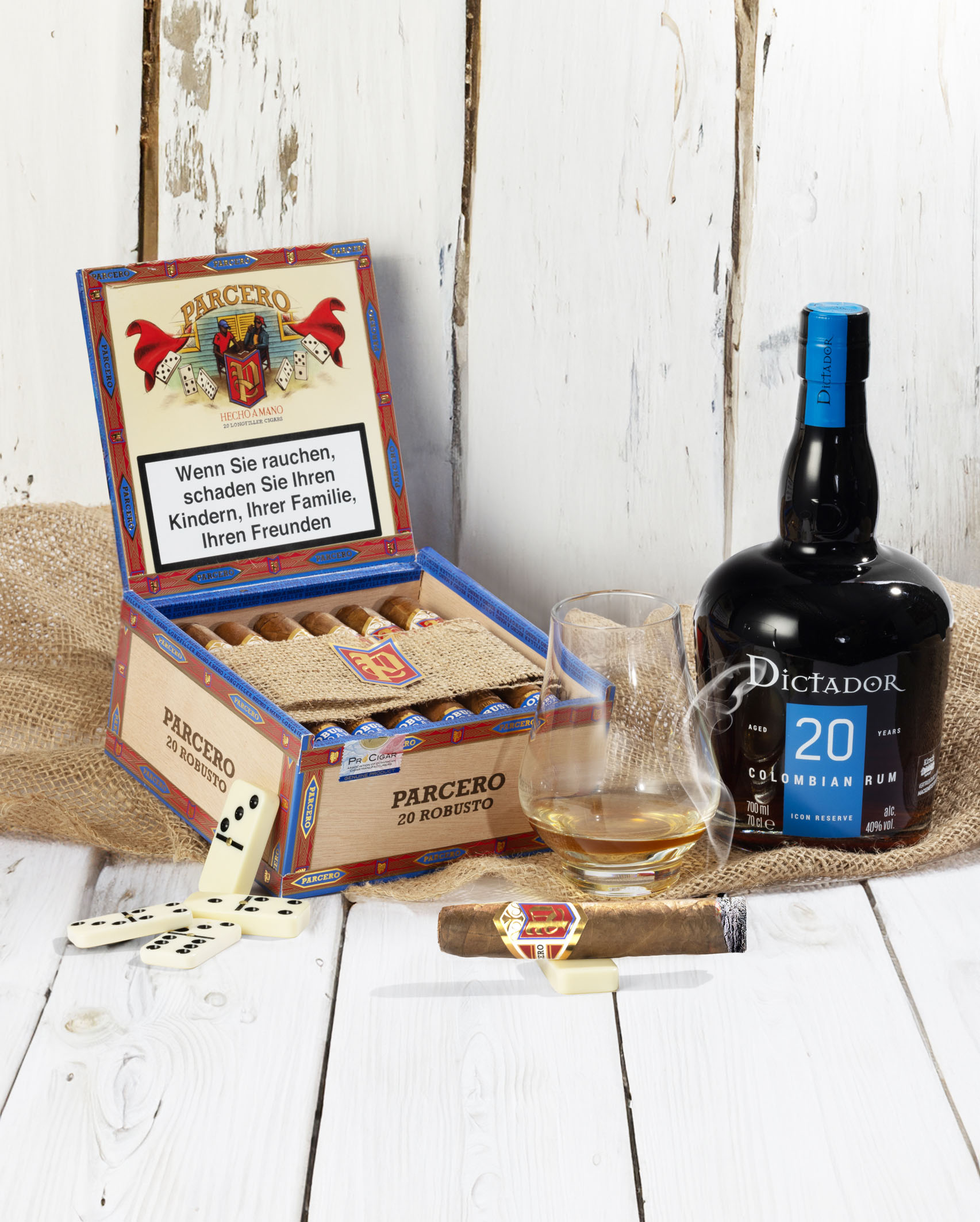 Parcero Zigarre & Dictador Rum: Genusskombinationen von Freunden für ...