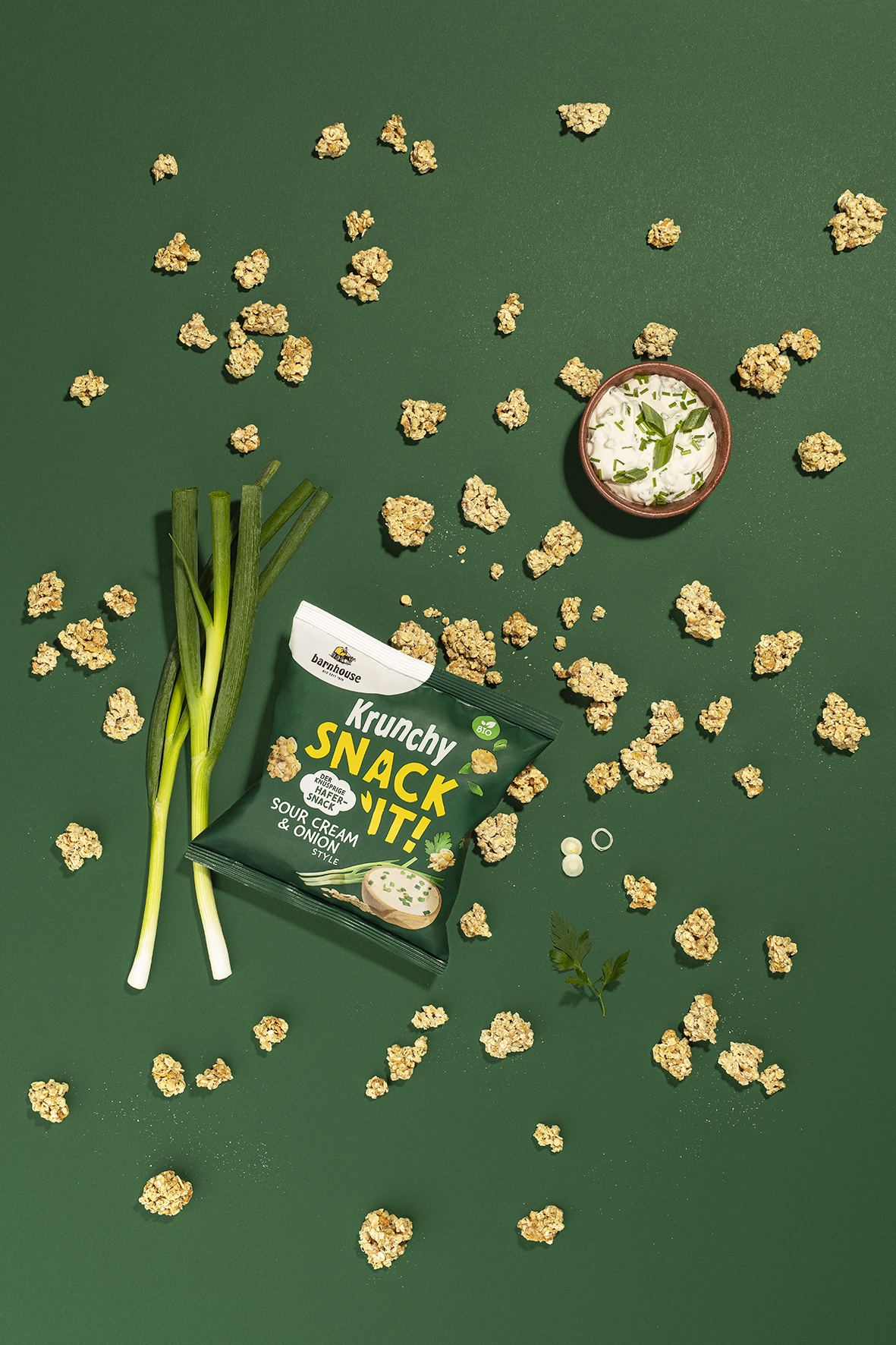 Die Bio Snack-Innovation aus Hafer: Krunchy Snack it! von Barnhouse ...