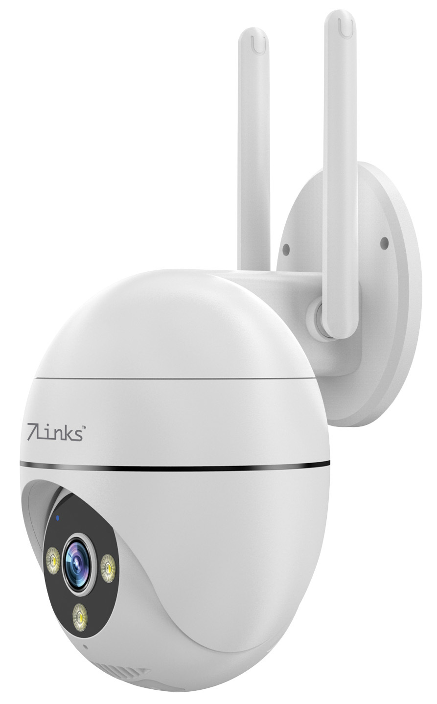 7links WLAN-Pan-Tilt-Outdoorkamera IPC-740, 2K-Auflösung, Tracking, Nachtsicht, IP65, PEARL GmbH ...