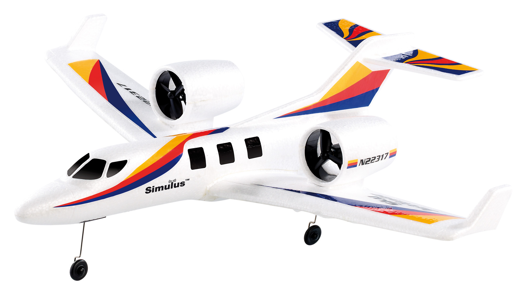 Simulus Funk-Ferngesteuerter Jetliner "DP-317.Sky" mit 2 Triebwerken ...