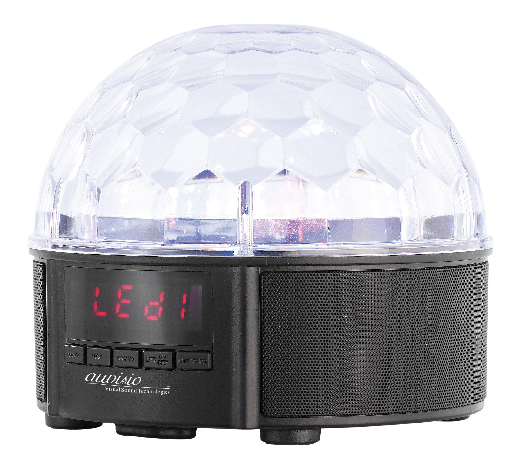 auvisio Mobile Discokugel mit Lautsprecher, Bluetooth, MP3-Player ...