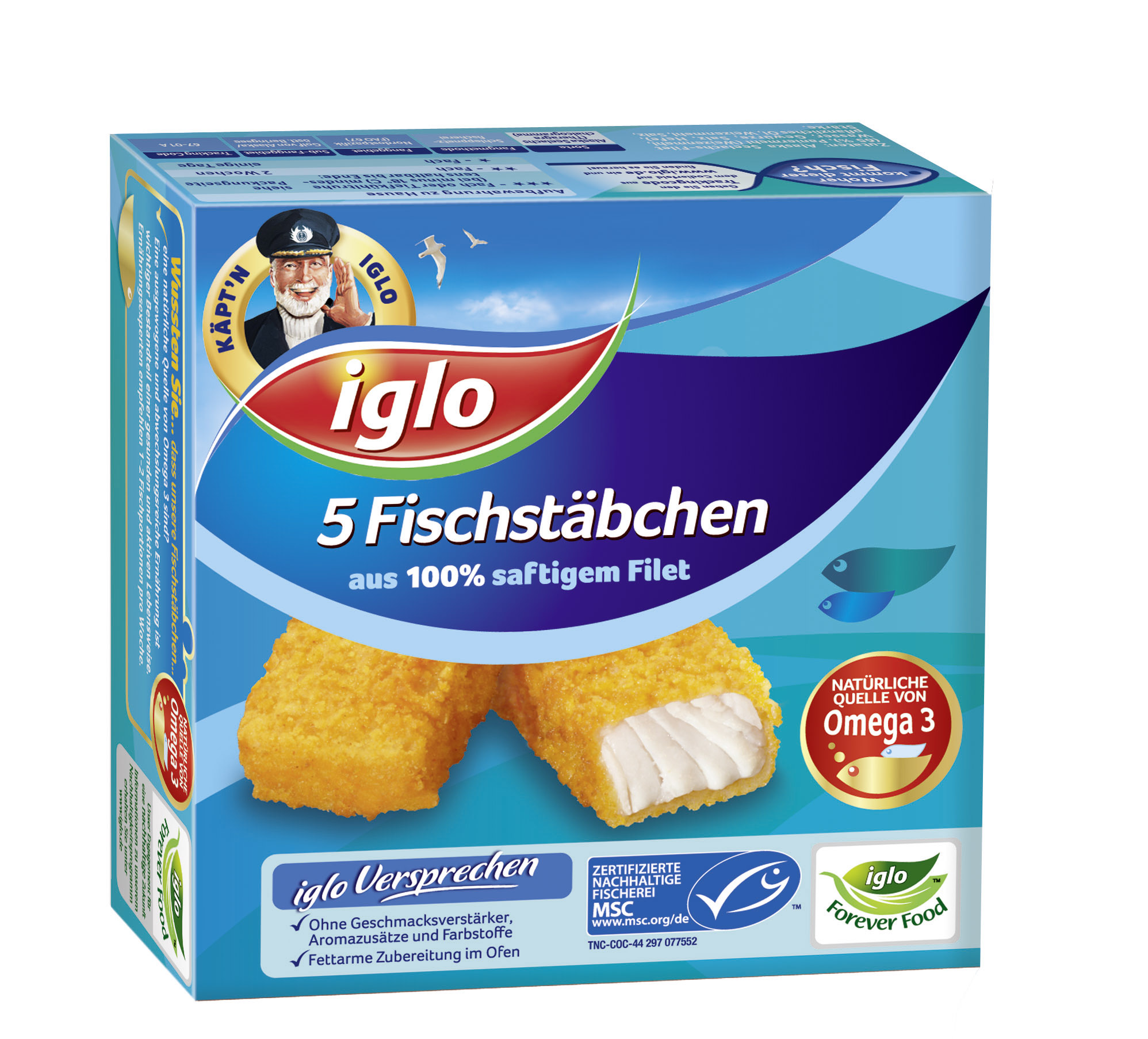 Aufmerksamkeit garantiert: iglo Fischstäbchen erhalten neues Design ...