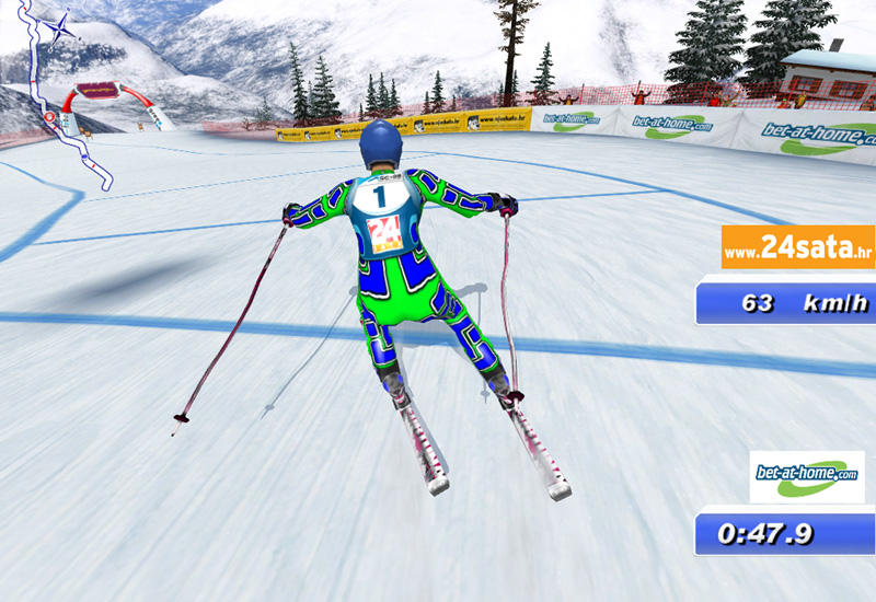 25 Millionen gefahrene SKI-Challenge-Rennen in Slowenien und Kroatien ...