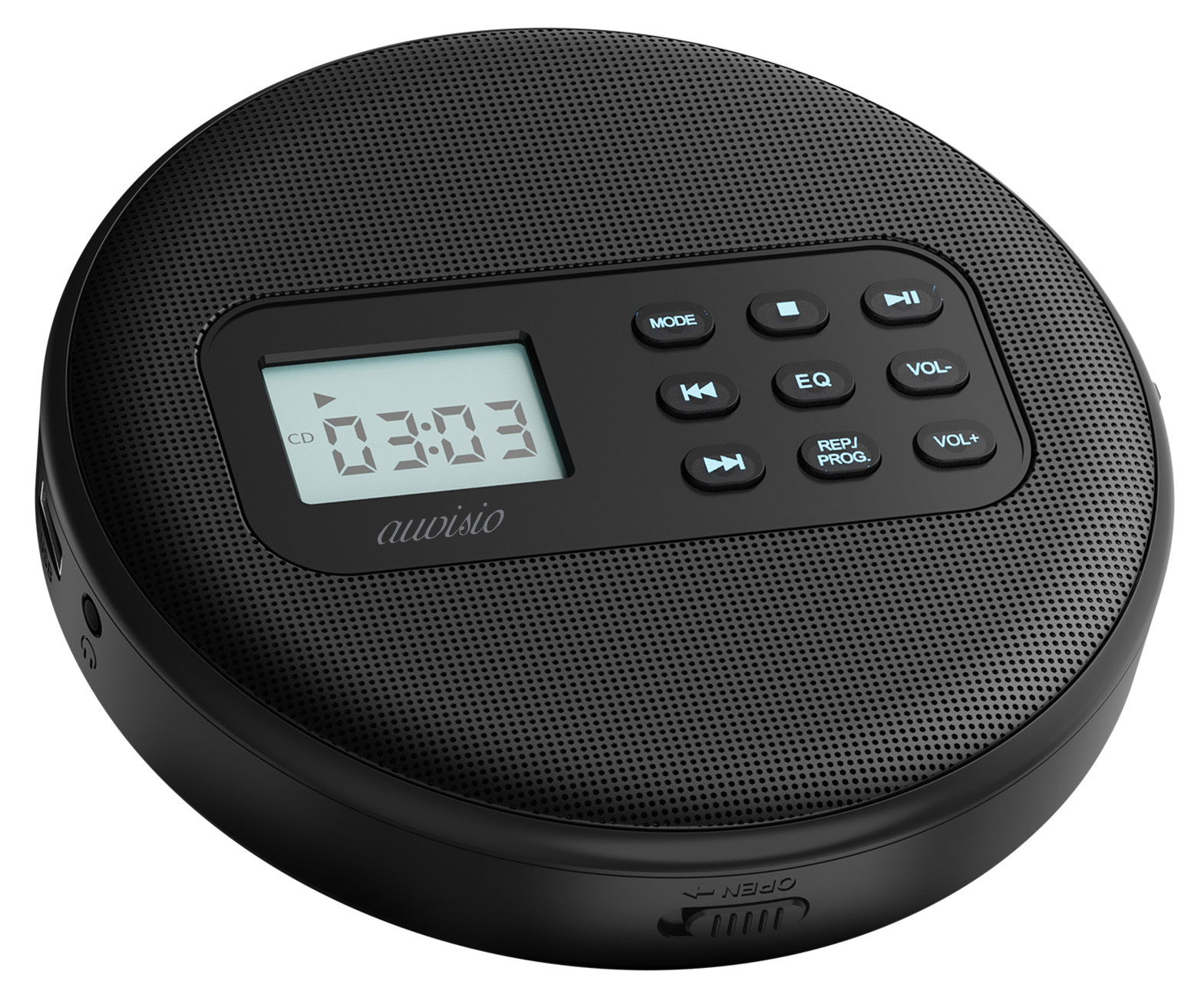 auvisio Tragbarer CD-Player mit Akku, Lautsprecher, Bluetooth, USB ...