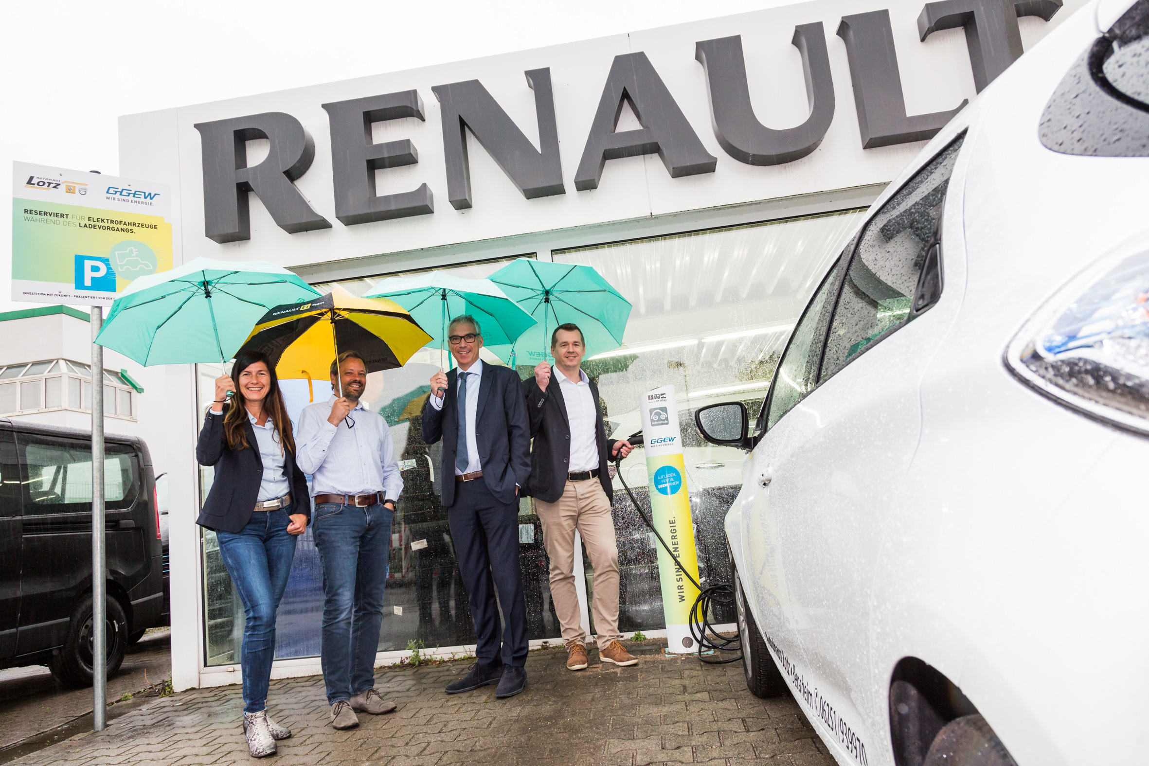 Zwei E-Ladestationen in Bensheim eingeweiht, GGEW, Gruppen-Gas- und ...