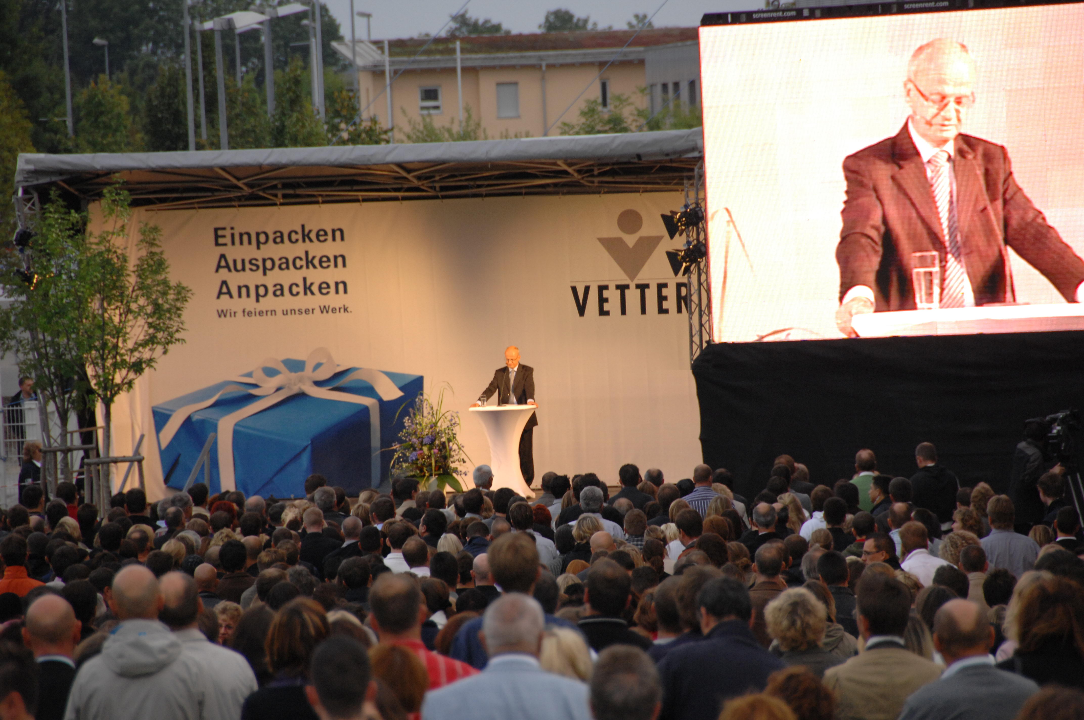 Vetter inaugurates comprehensive site in Germany, Vetter Pharma ...