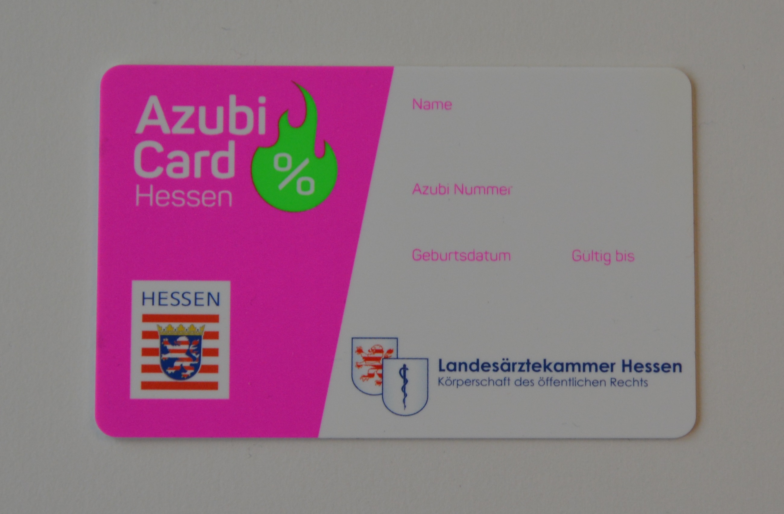 "Mit umweltfreundlicher AzubiCard ein Zeichen setzen ...