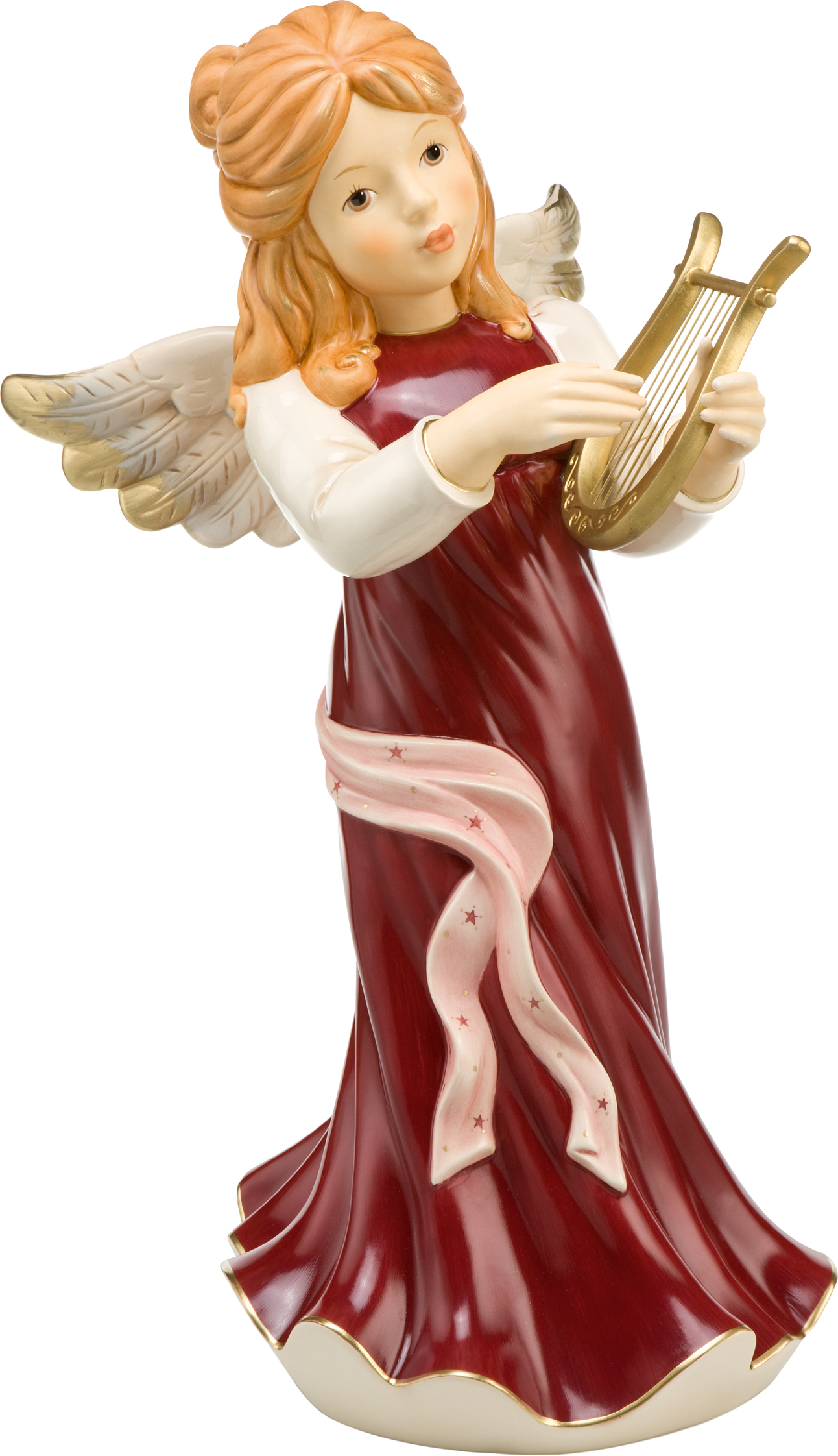 Die neuen Engel in den traditionellen Weihnachtsfarben von Goebel ...