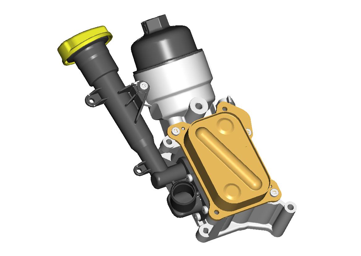 Kompaktes Ölfiltermodul für das Auto des Jahres 2008, Sogefi Filtration ...