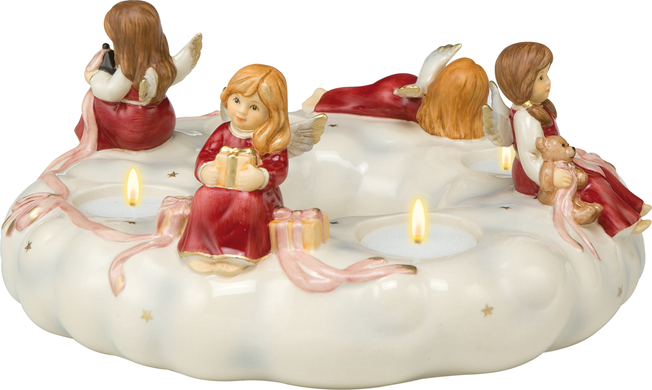 Die neuen Engel in den traditionellen Weihnachtsfarben von Goebel ...