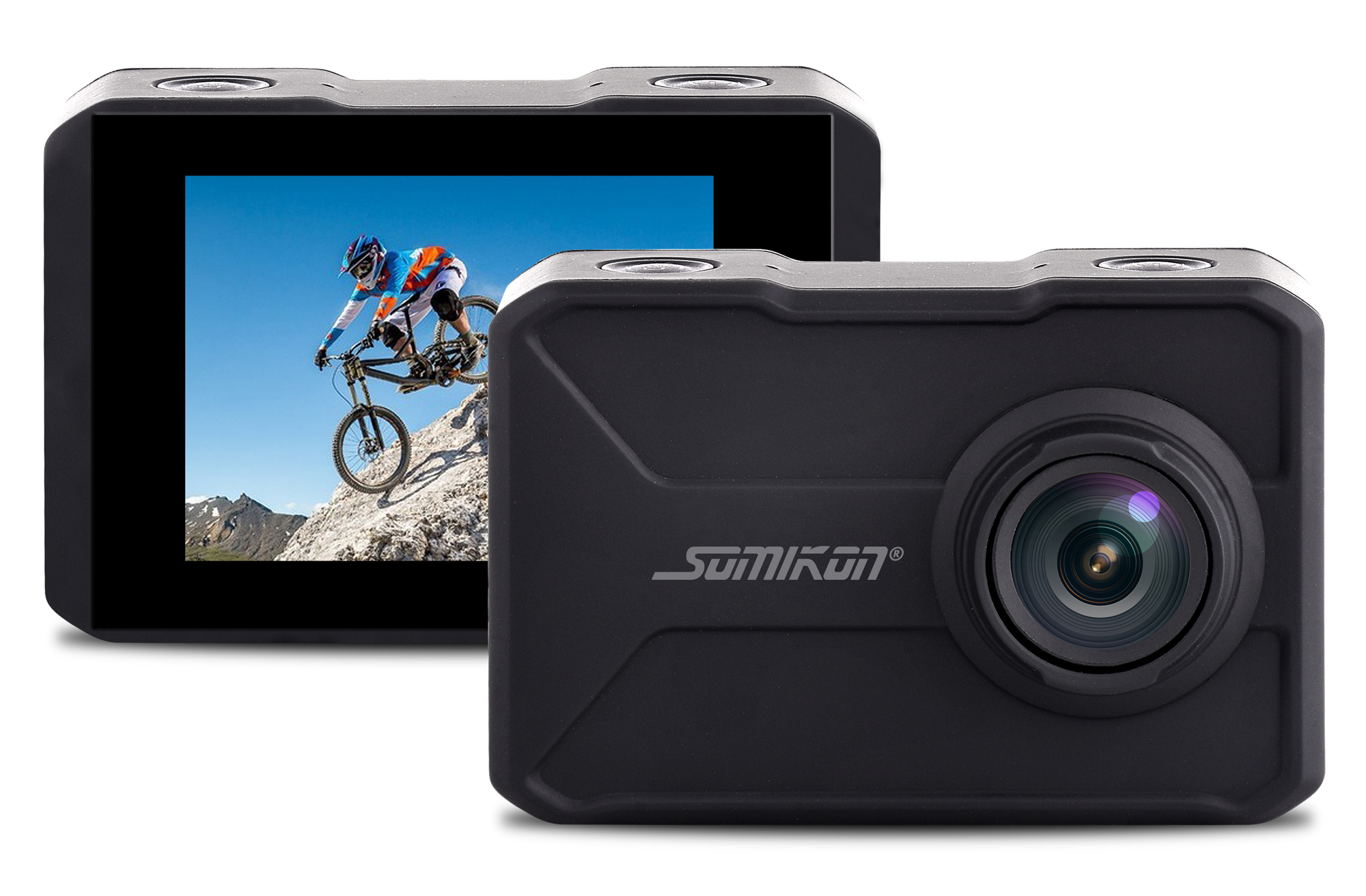 Somikon 4K-Action-Cam DV-3917 V2 mit GPS und WLAN, Unterwasser-Gehäuse ...