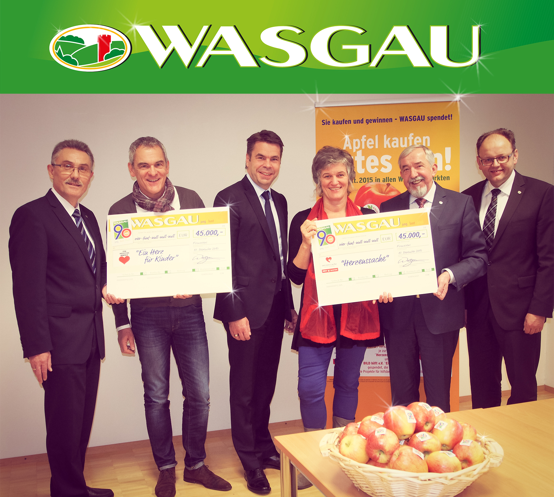 90 Jahre WASGAU: Apfel kaufen - Gutes tun, WASGAU Produktions & Handels ...