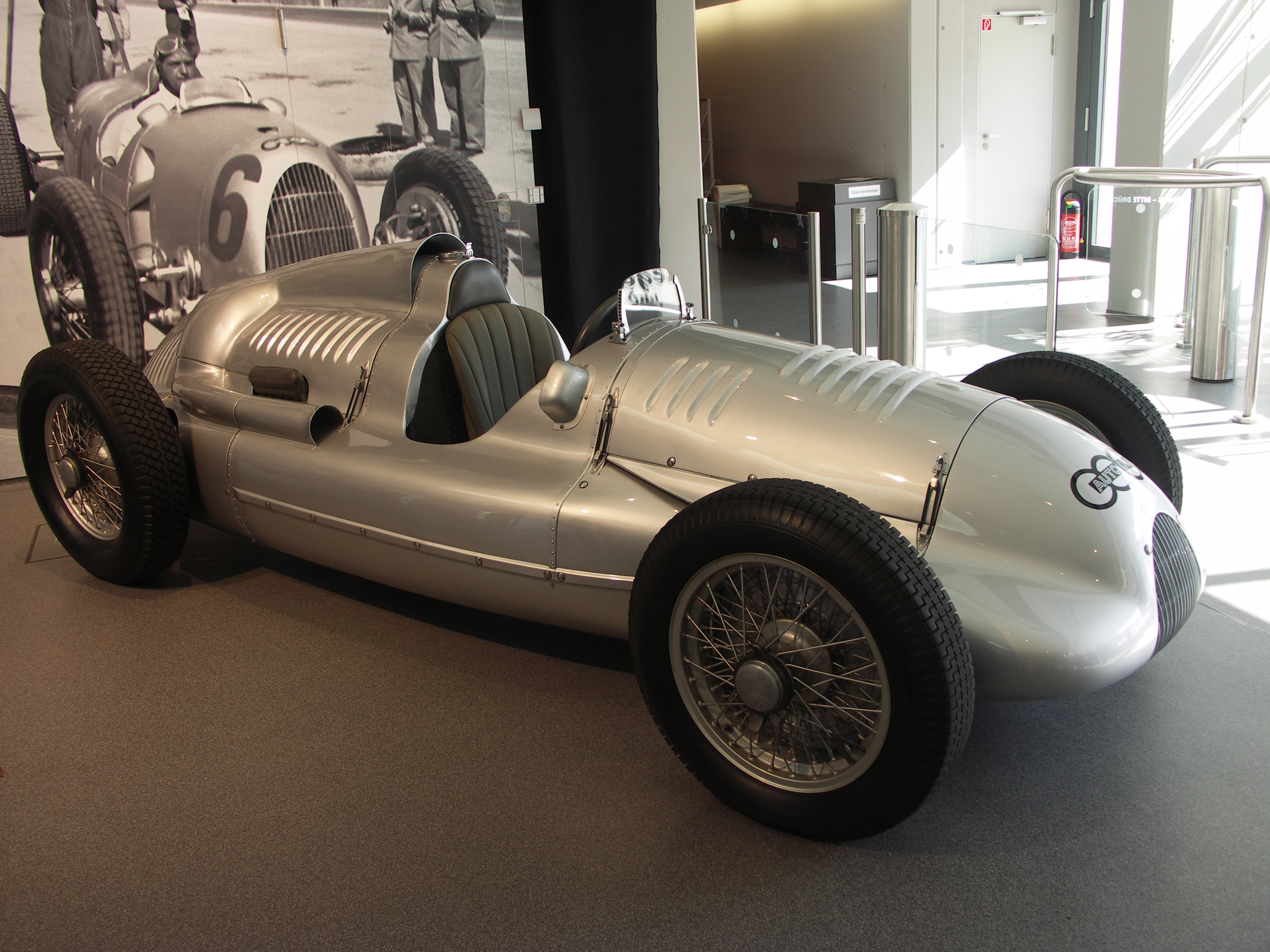 Auto Union Rennwagen Typ D im August Horch Museum Zwickau, August Horch ...