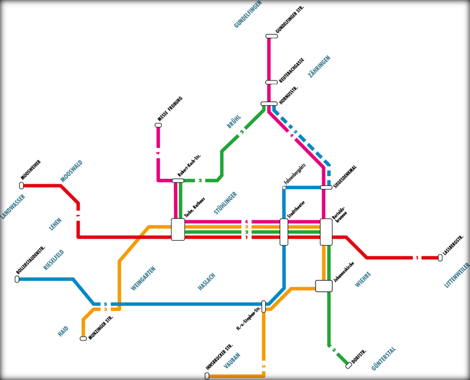 VAG stellt "Liniennetz 2019" mit Stadtbahn Rotteckring vor, Freiburger ...