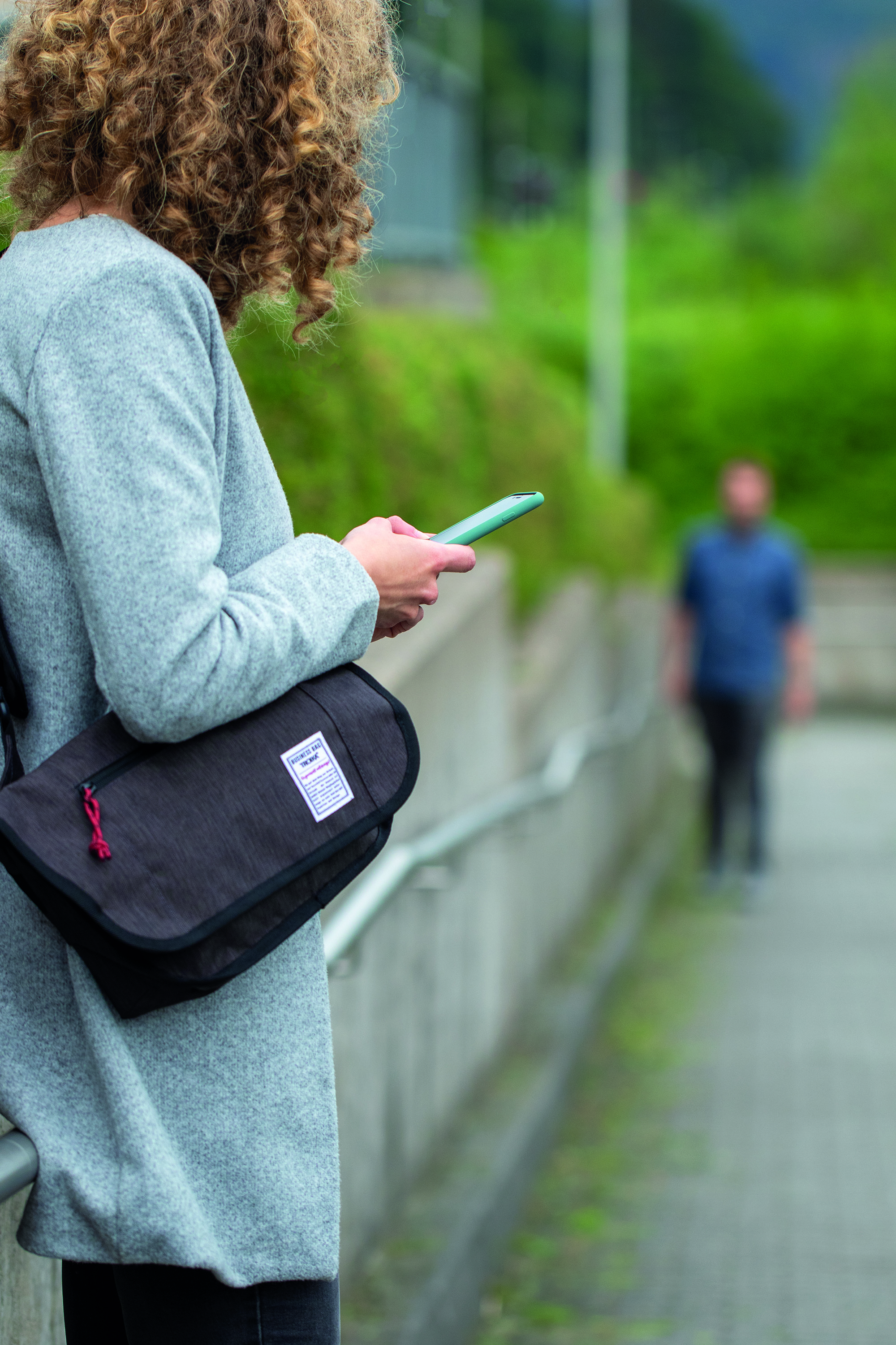 These trendy bags are worn with a strap across the back or stomach ...