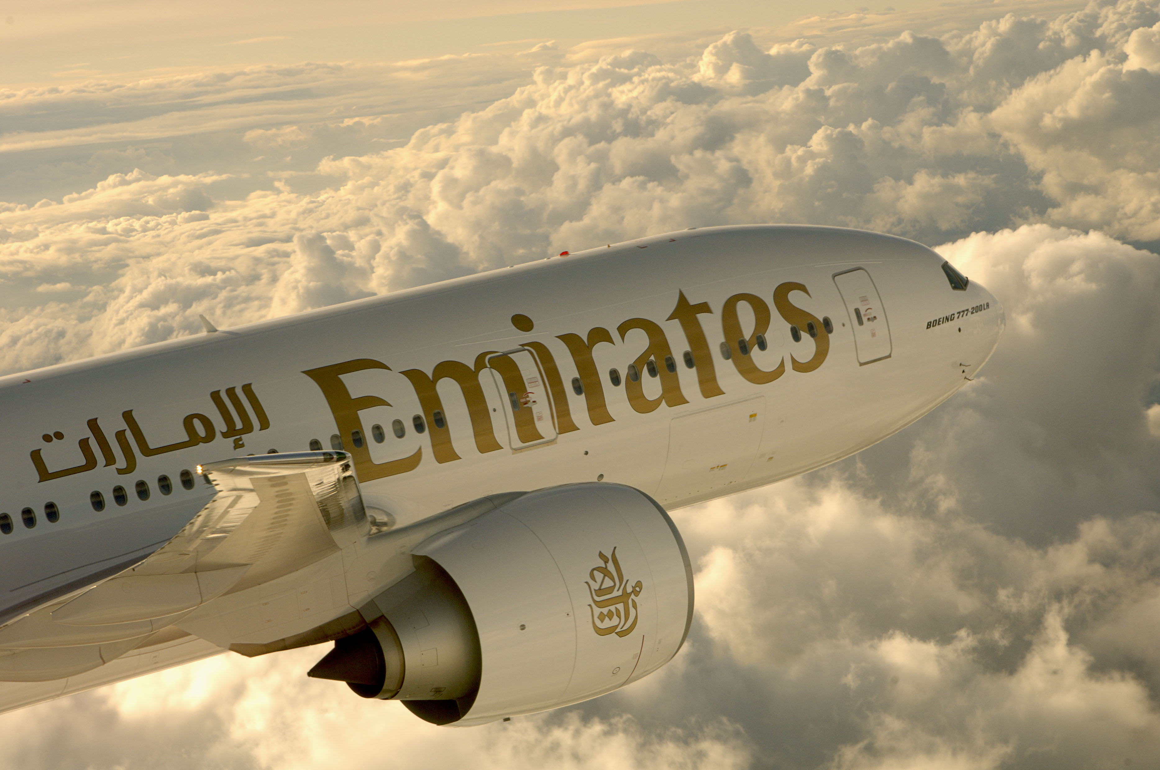 Emirates Airlines Logo Gold