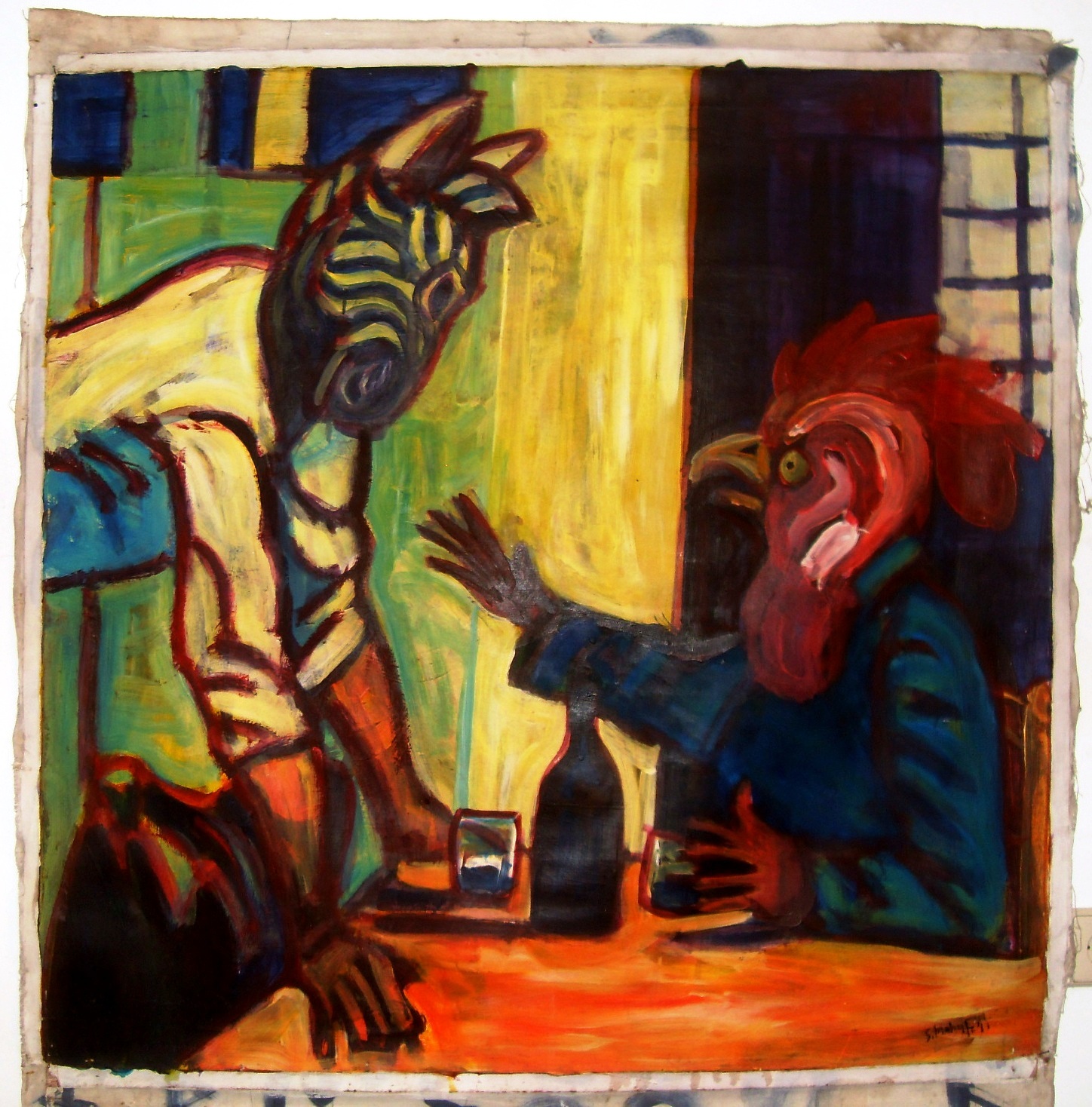 Ausstellung von Shepherd Mahufe in der Galerie Stadeleck bis Ende ...