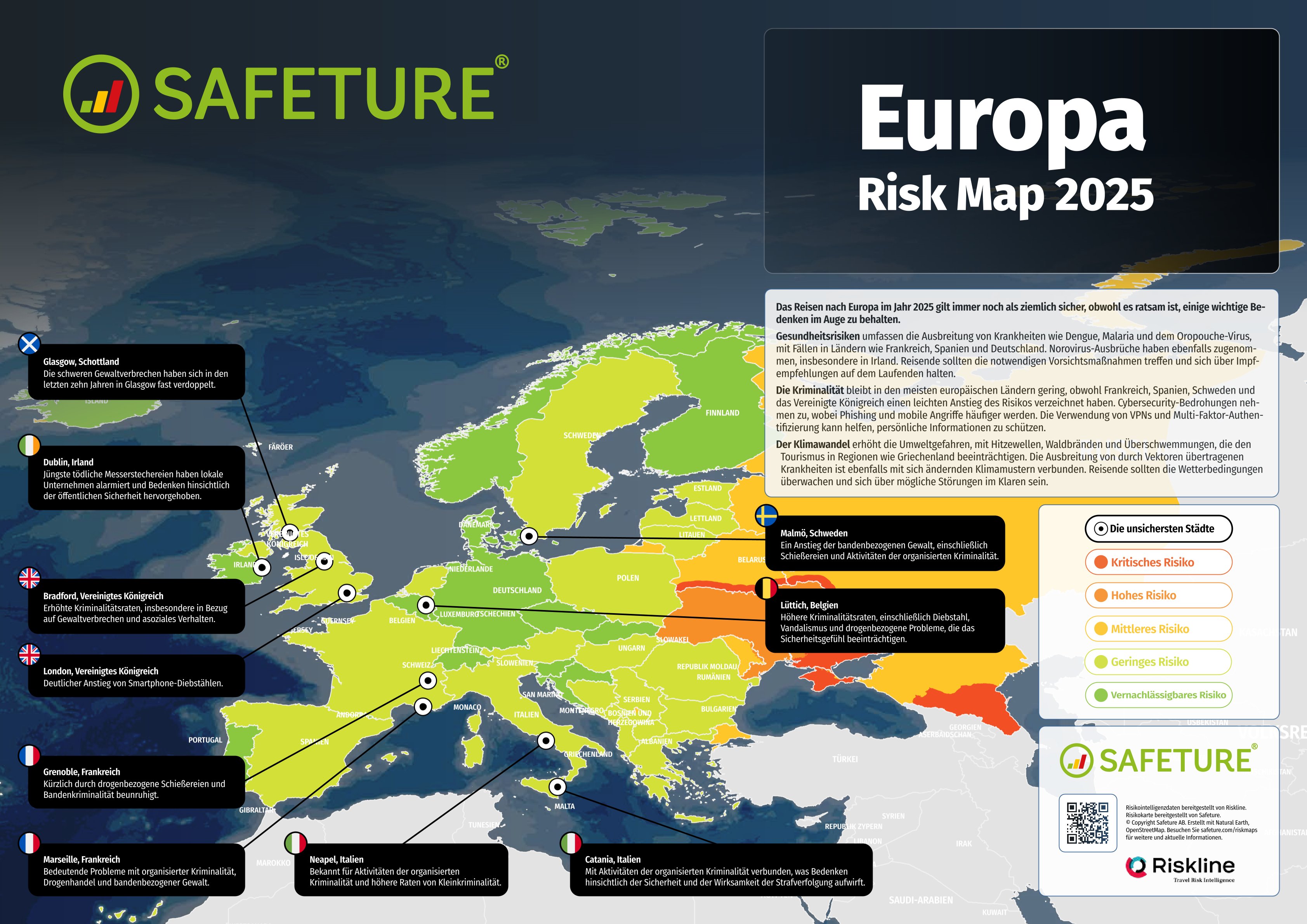 Weltweite Risiken im Blick: Safeture bietet Risk Maps 2025 zum kostenlosen Download, KC3 Köpers ...