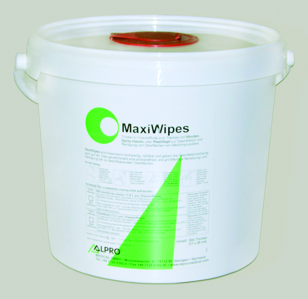 Eine saubere Sache: MaxiWipes mit maximaler Wischkraft, ALPRO MEDICAL ...