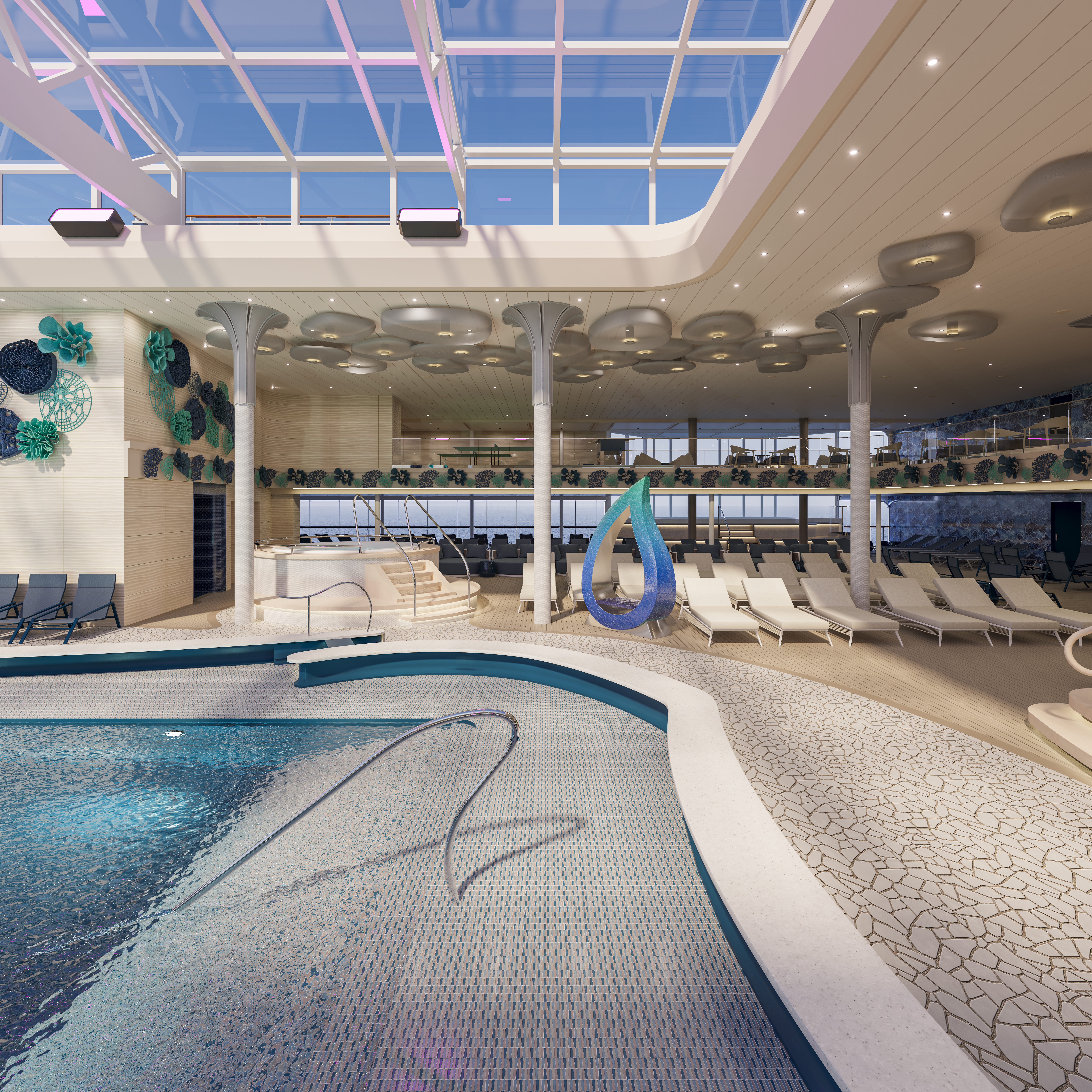 MSC Cruises enthüllt den Aqua Deck District sowie weitere Details der ...