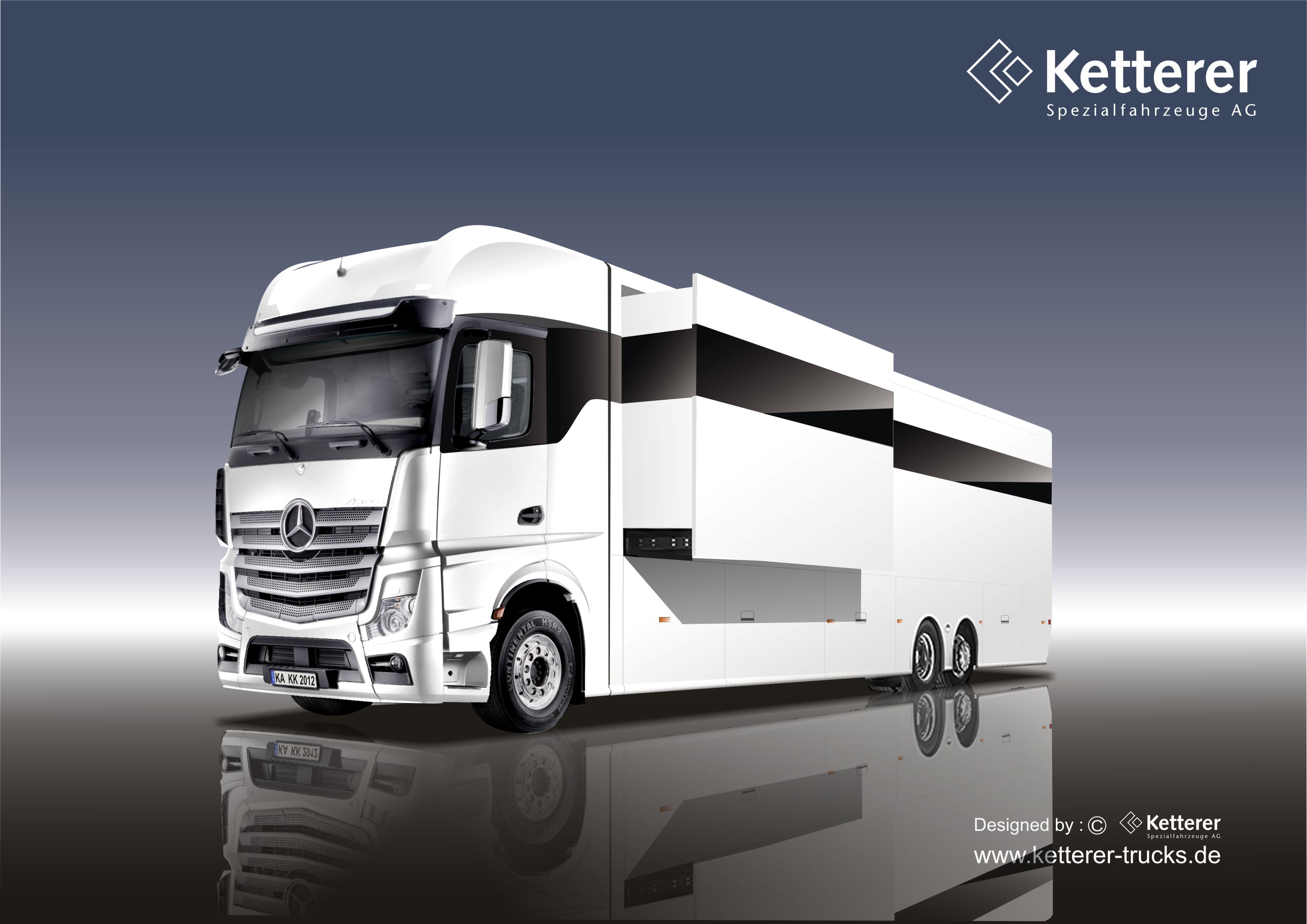KETTERER auf dem neuen Mercedes-Benz Actros GigaSpace, KETTERER ...