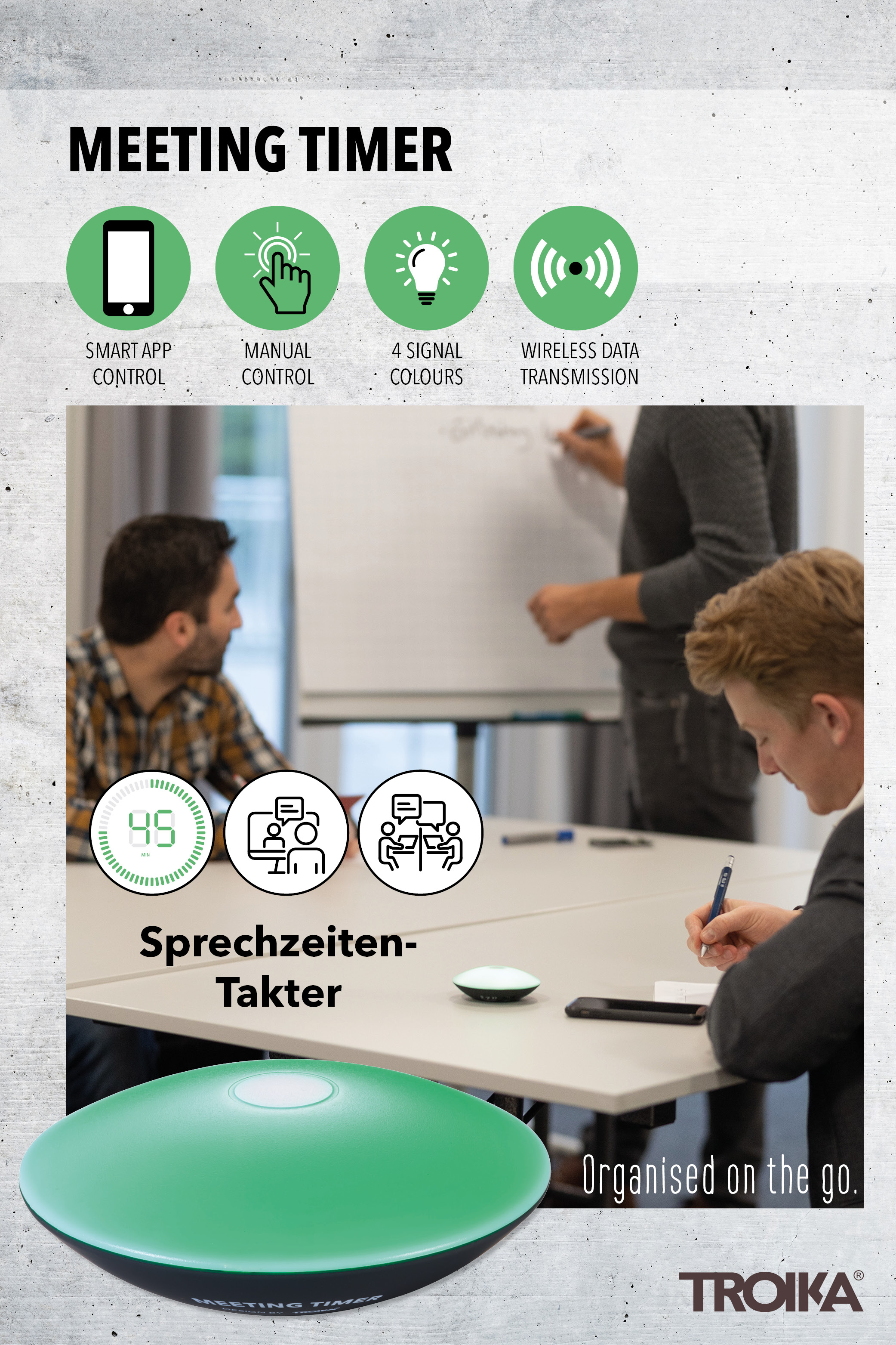 MEETING TIMER macht Schluss mit Dauer-Reden und Endlos-Präsentationen ...