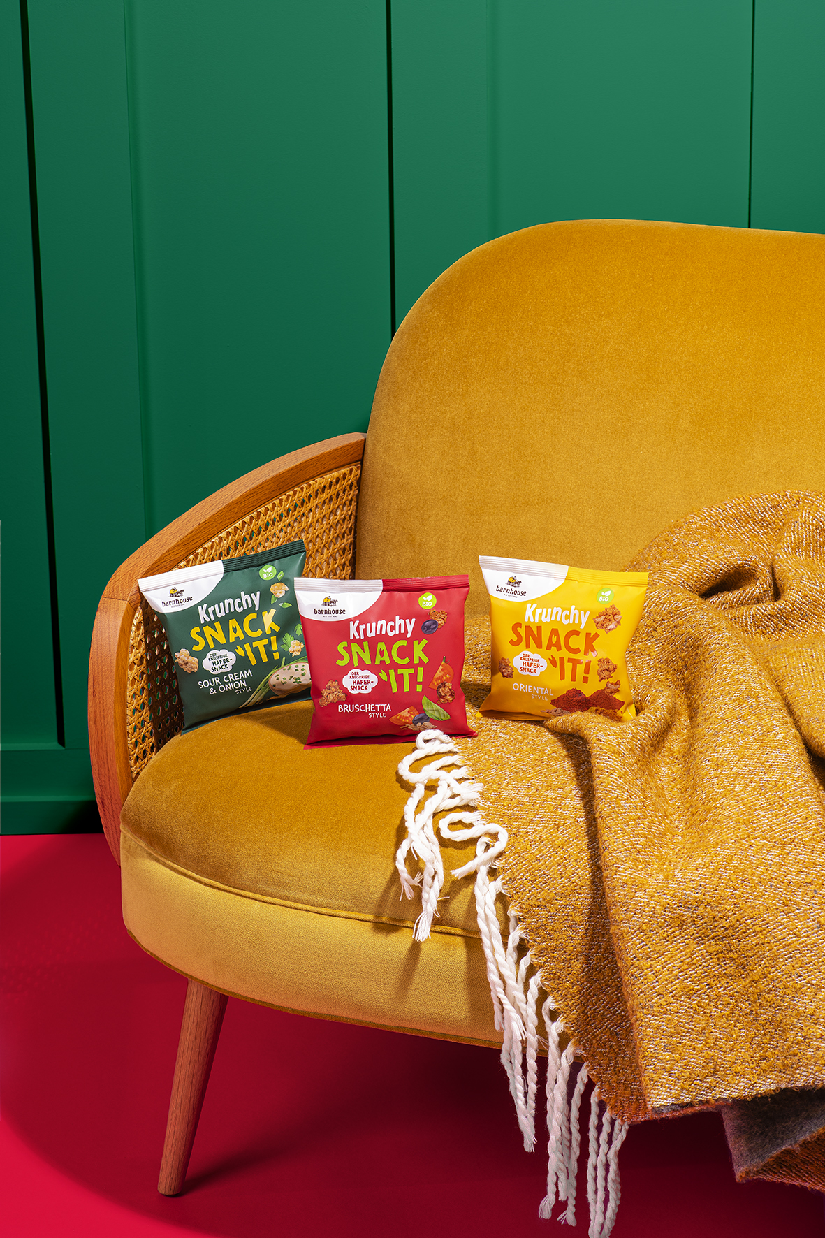 Die Bio Snack-Innovation aus Hafer: Krunchy Snack it! von Barnhouse ...