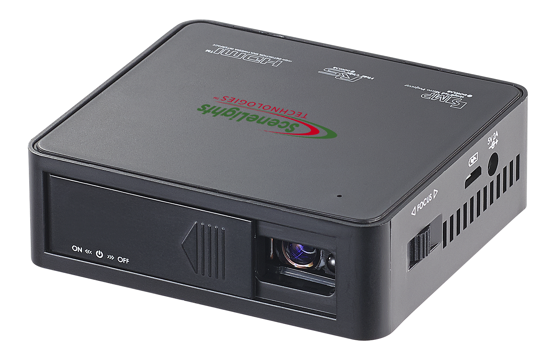 SceneLights DLP-Mini-Beamer LB-8500.mini, Media-Player, 854x480, 800lm ...