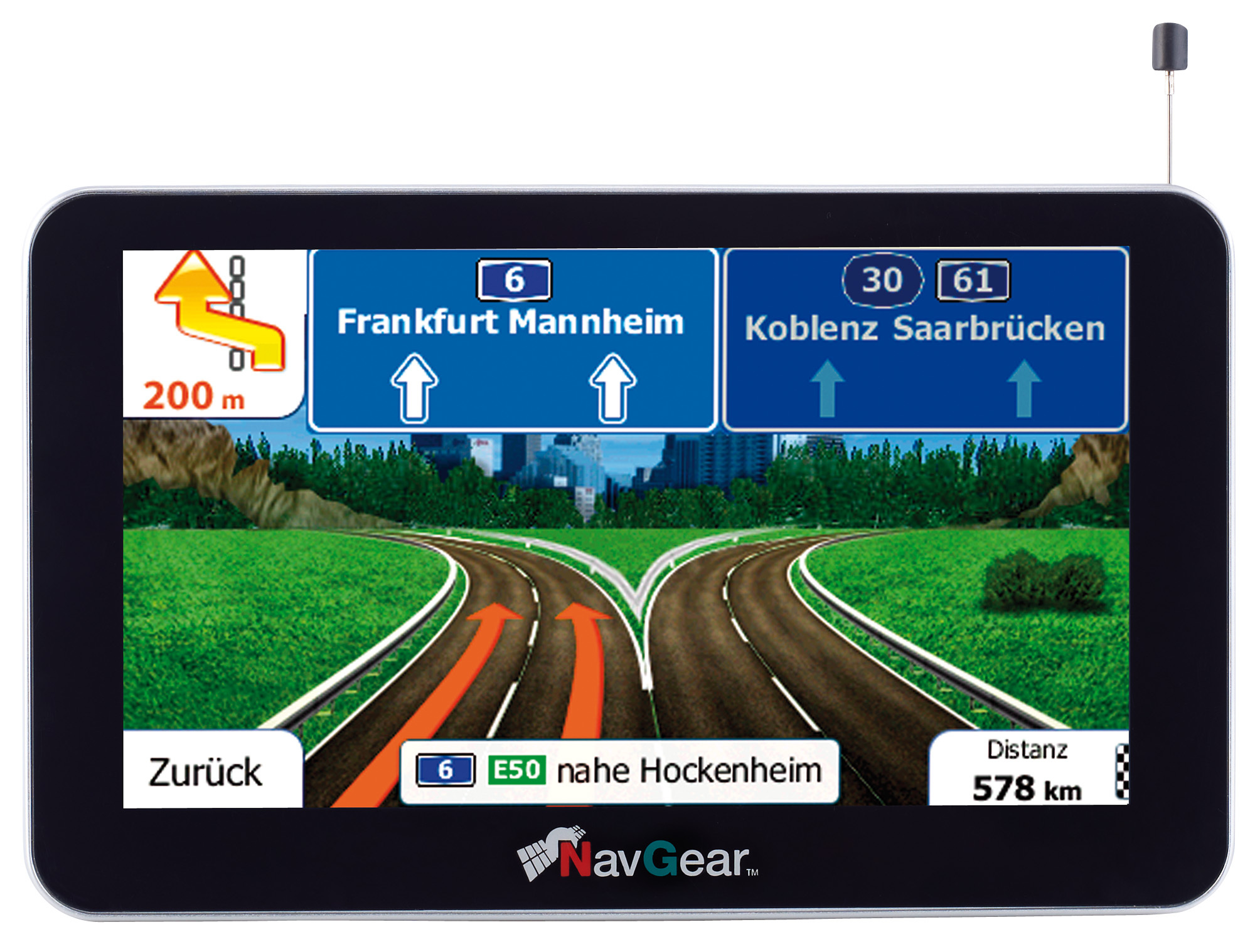 NavGear 6" Navigationssystem StreetMate RSX-60-DVBT, PEARL GmbH, Story ...