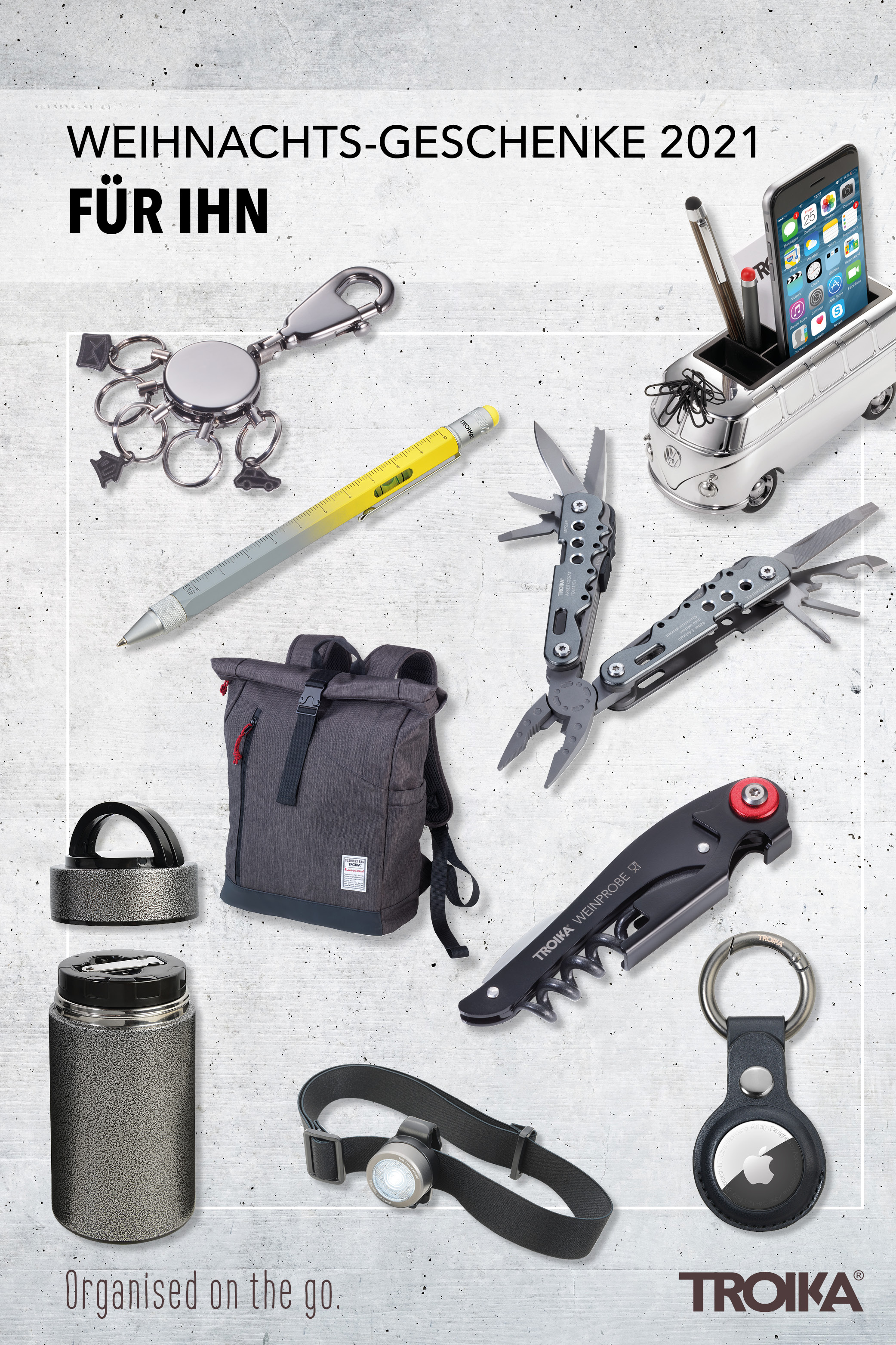 Organisiert unterwegs – mit Geschenkideen von TROIKA, TROIKA GERMANY ...