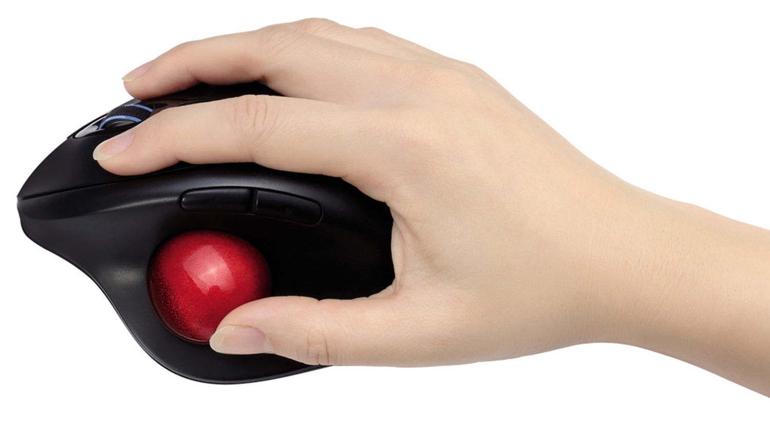 Mod-it Kabelloser Funk-Laser-Trackball LMX-1203.wls mit 7 Tasten ...