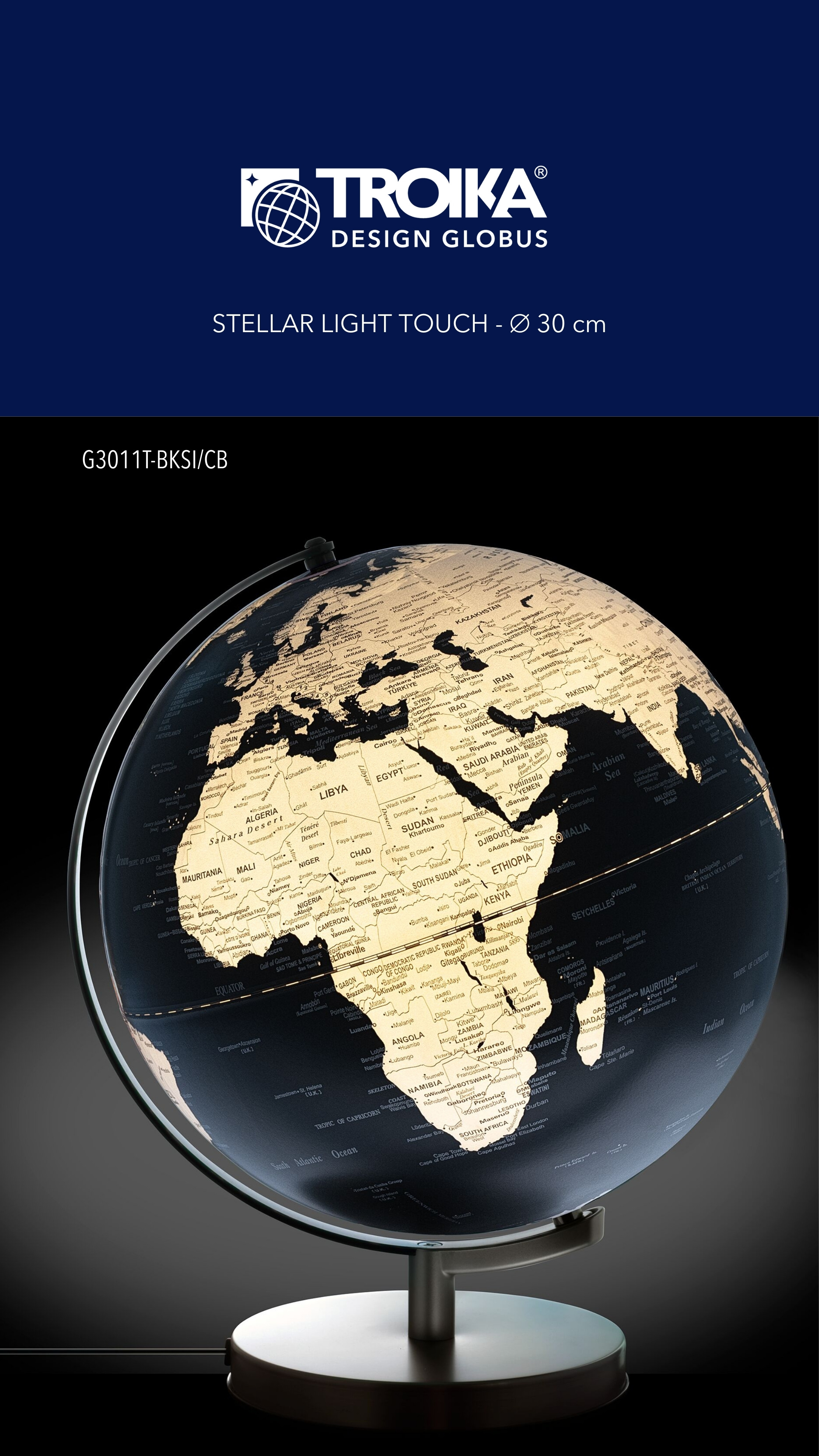 STELLAR LIGHT TOUCH – Der Globus, der Licht und Wissen verbindet ...