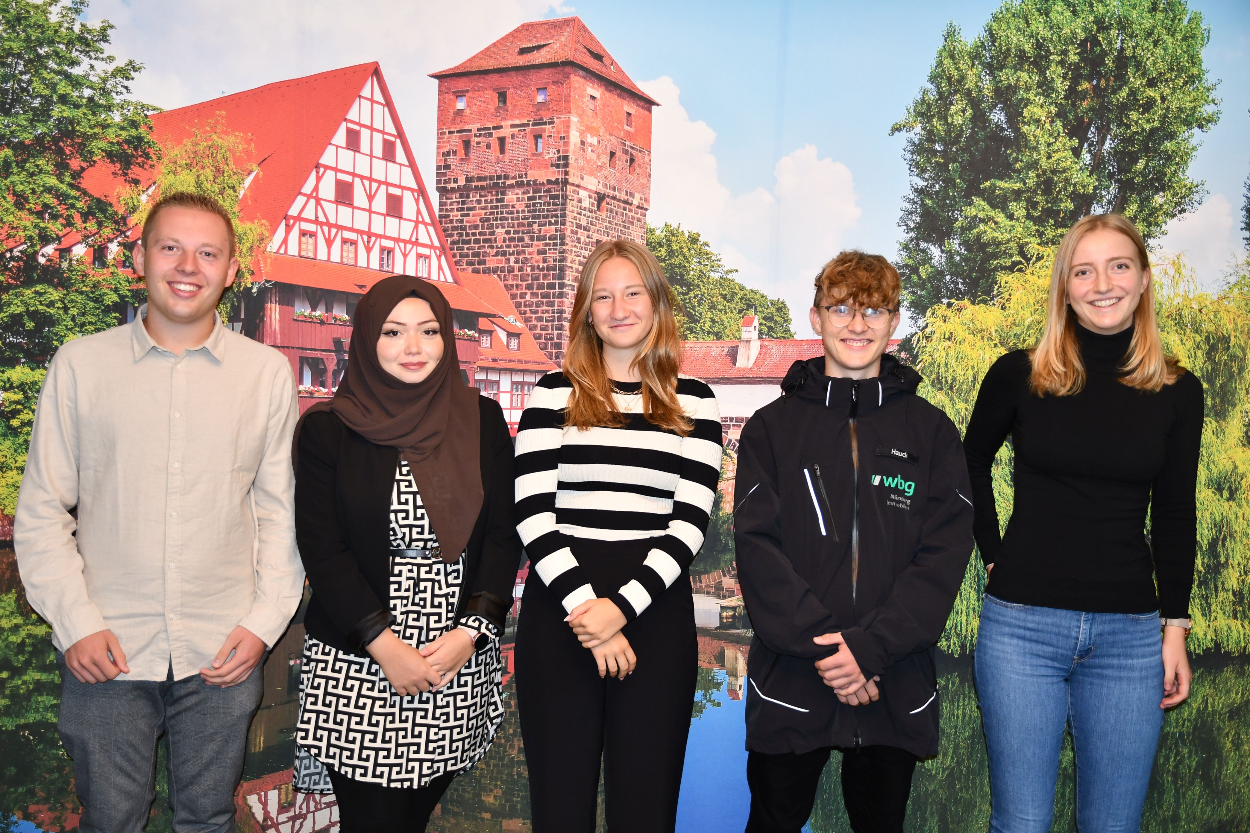 Berufsstart für fünf Auszubildende bei der wbg, wbg Nürnberg GmbH ...